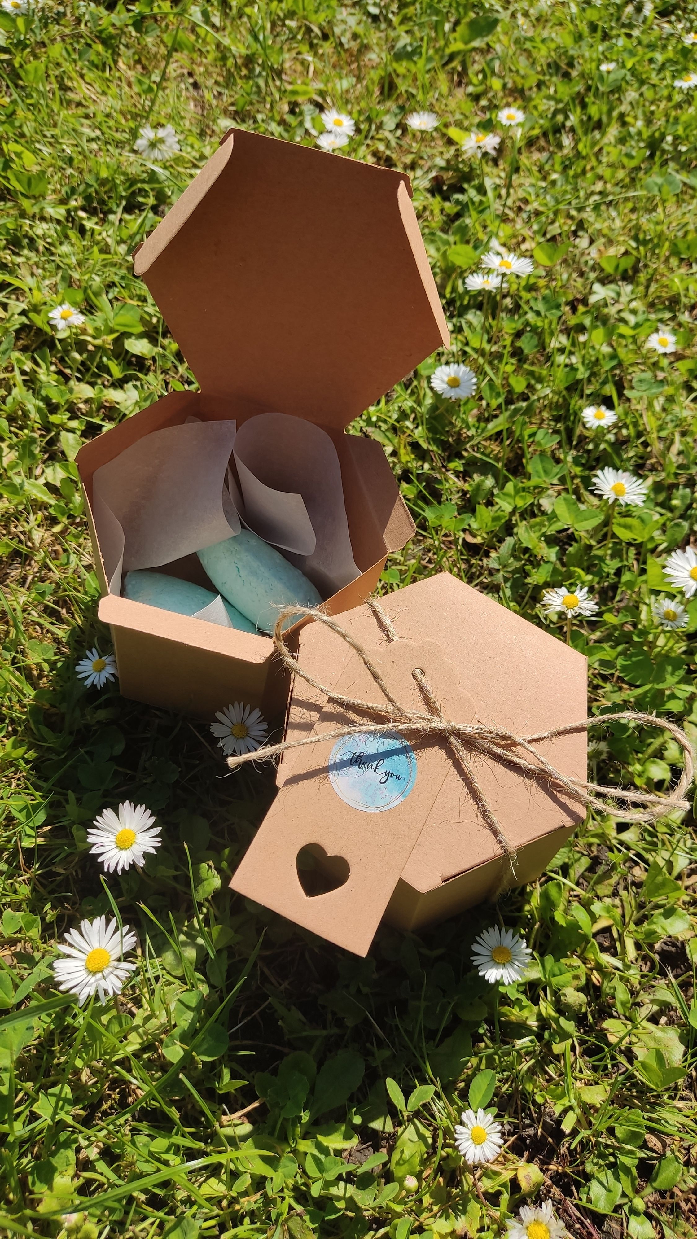 Eco-friendly Packaging on Grass Field · Free Stock Photo