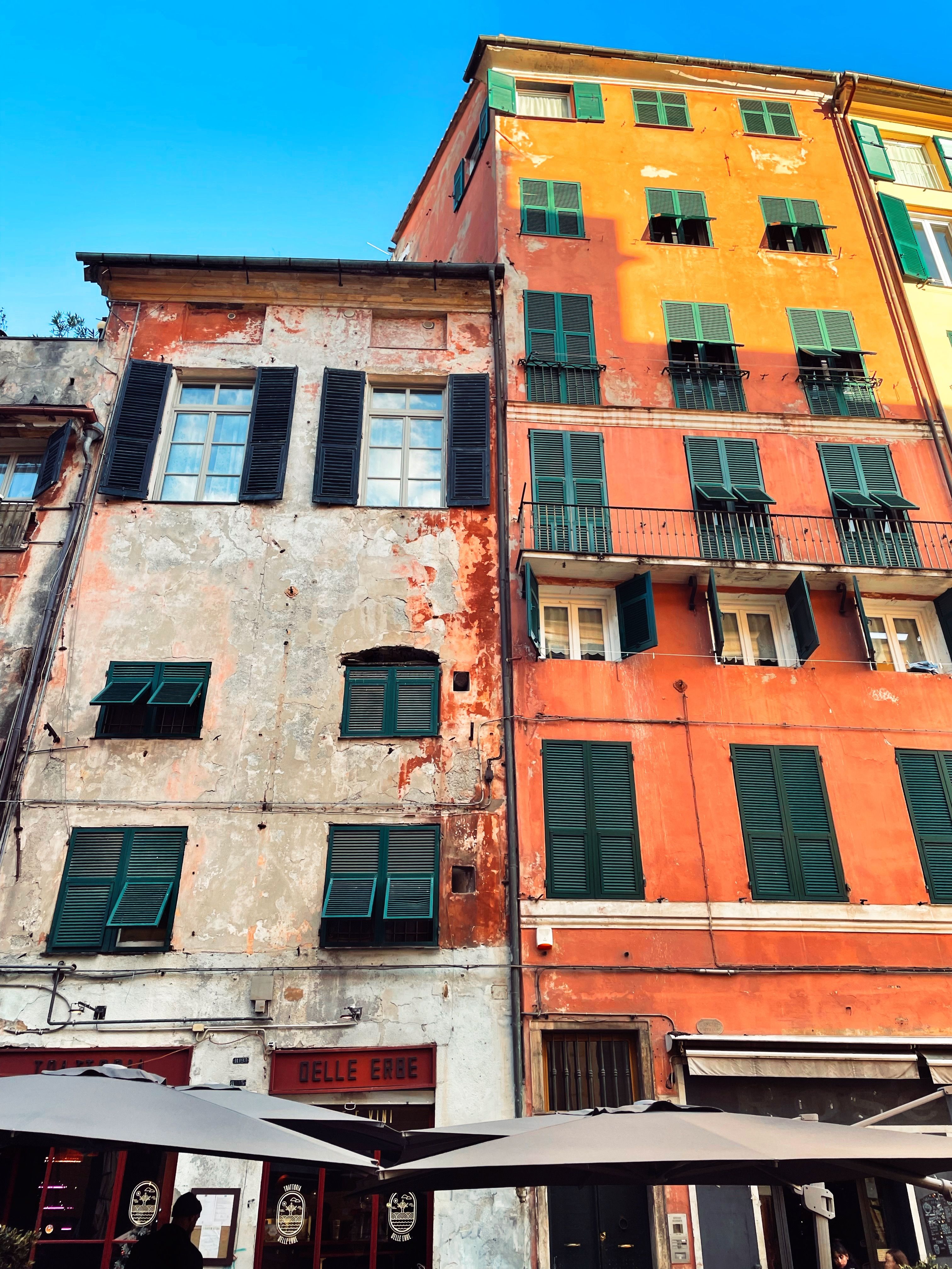 Colorful Historic Buildings in Genoa, Italy · Free Stock Photo