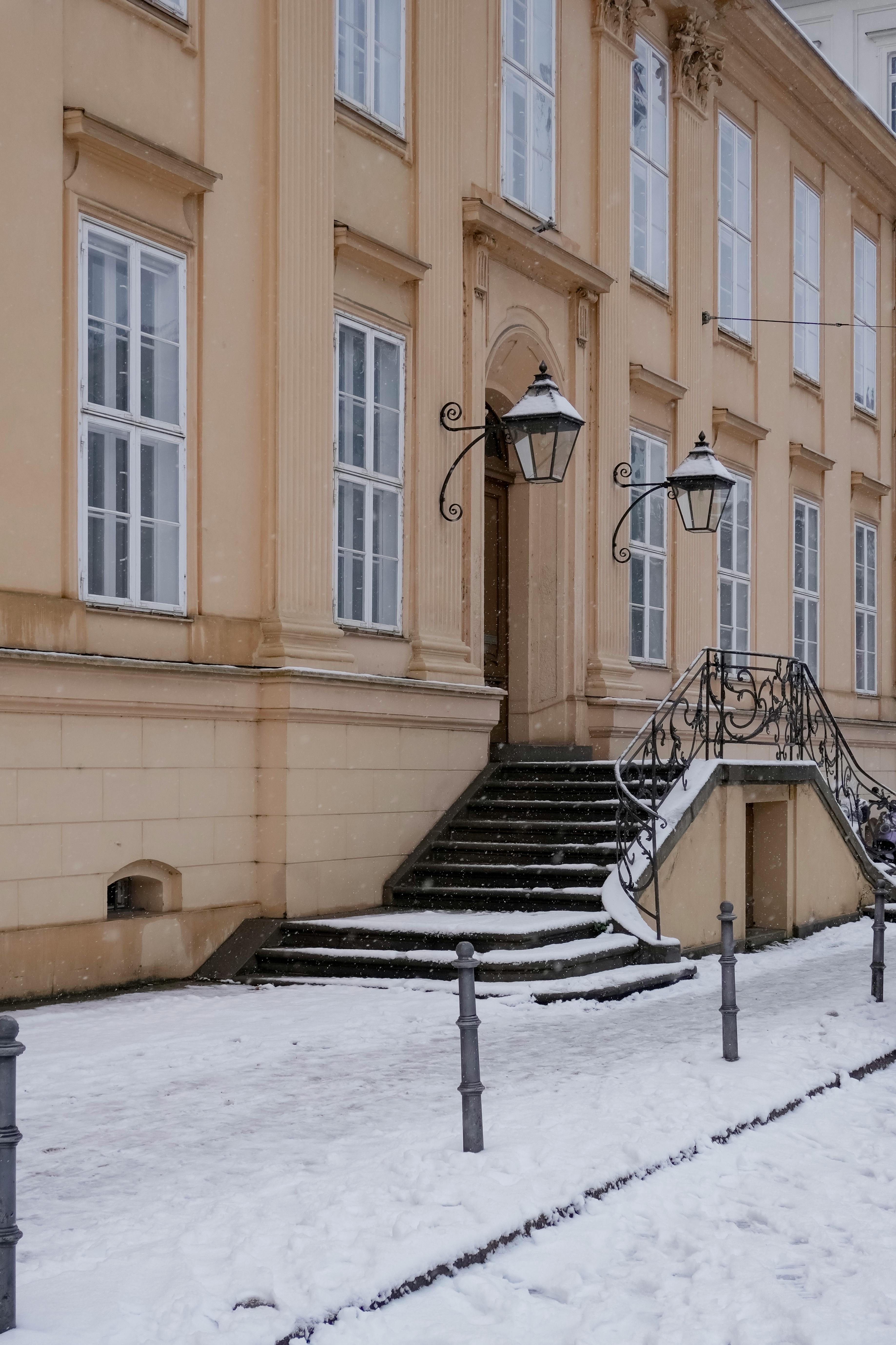 Historic Berlin Architecture in Winter Snow · Free Stock Photo