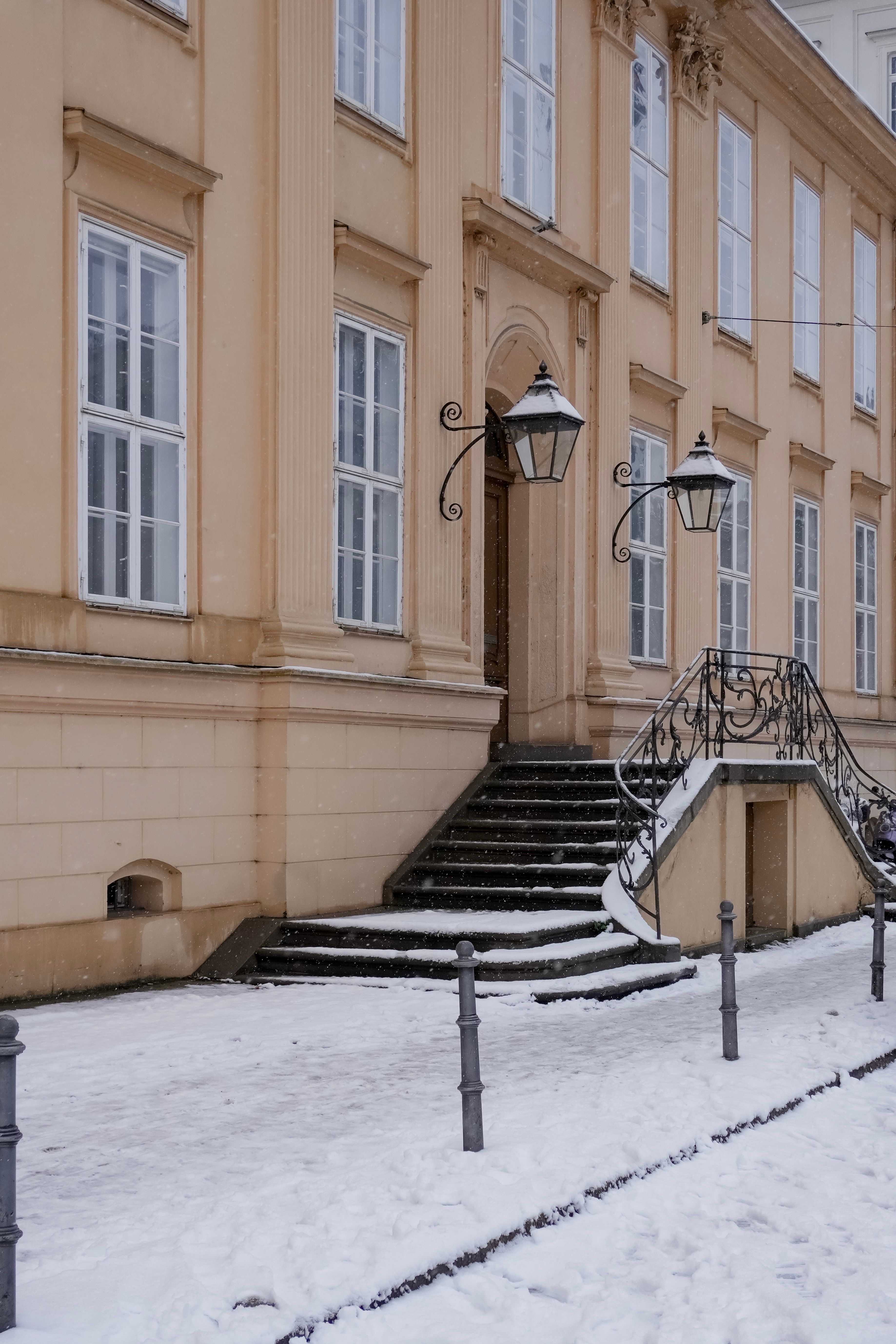 Historic Berlin Architecture in Winter Snow · Free Stock Photo
