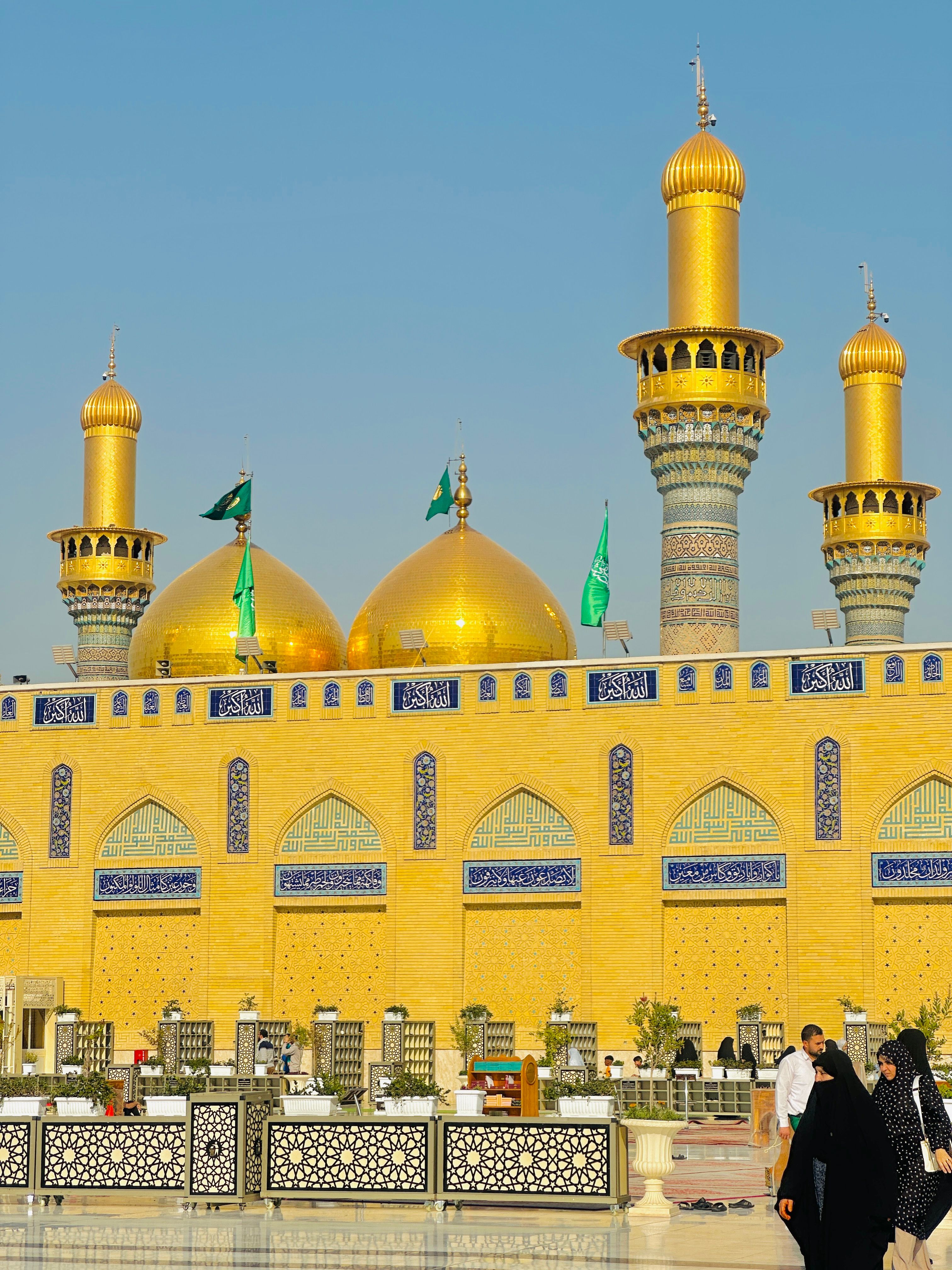 Golden Domes of Al-Kadhimiya Mosque in Baghdad · Free Stock Photo