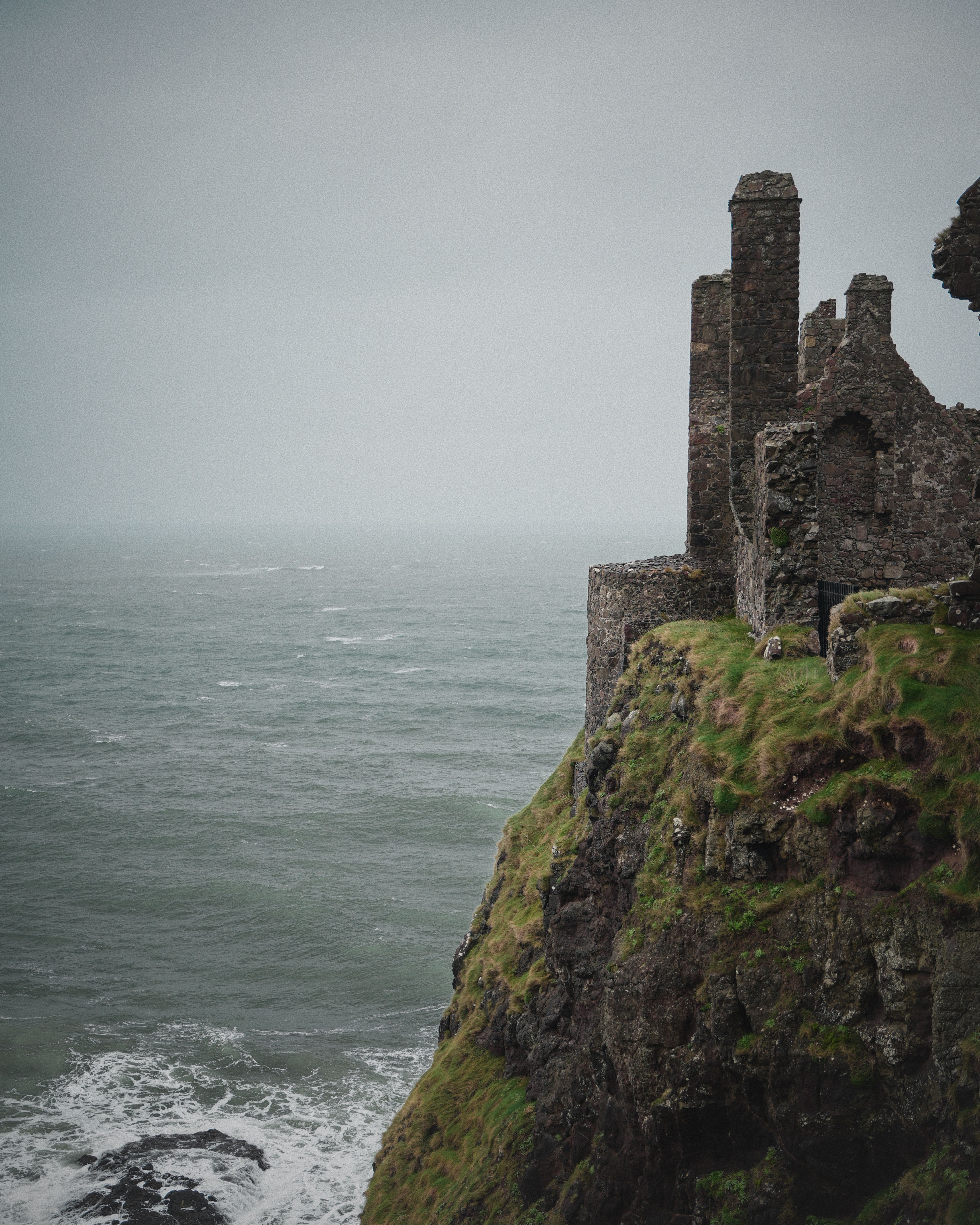 Dunluce Castle Cliffside View in Northern Ireland · Free Stock Photo