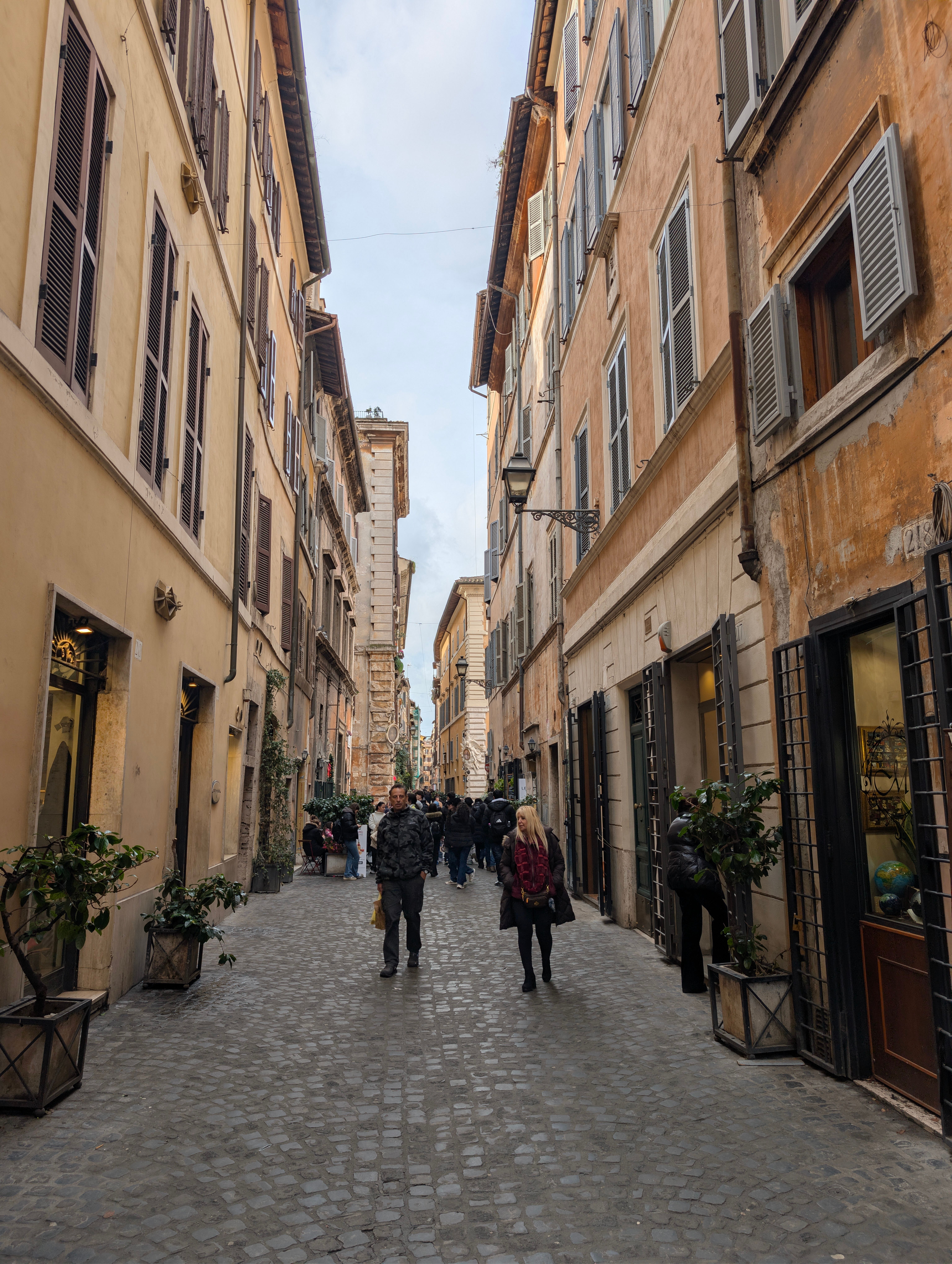 Charming Narrow Street in a Historic European City · Free Stock Photo