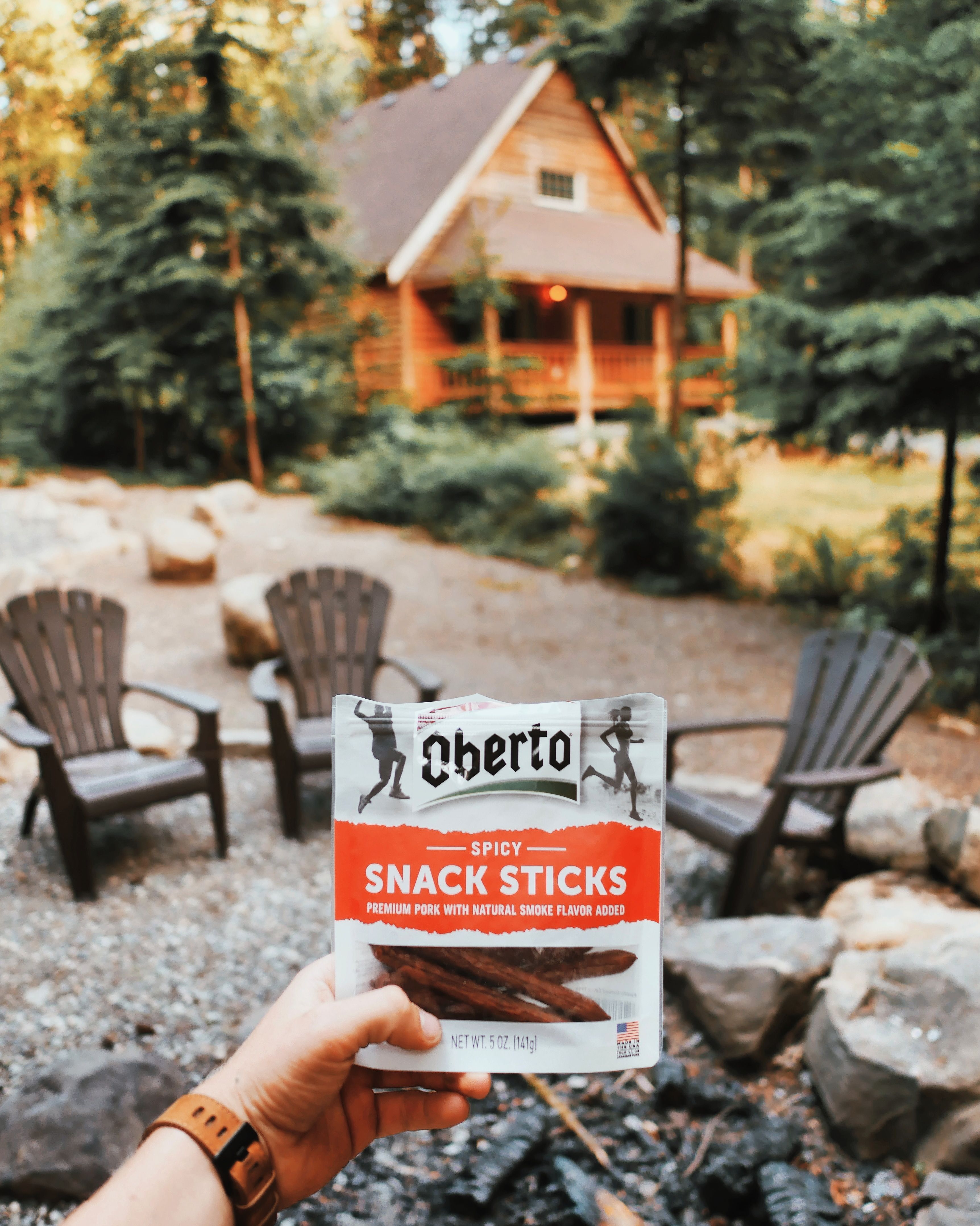 Person with snack sticks in village · Free Stock Photo