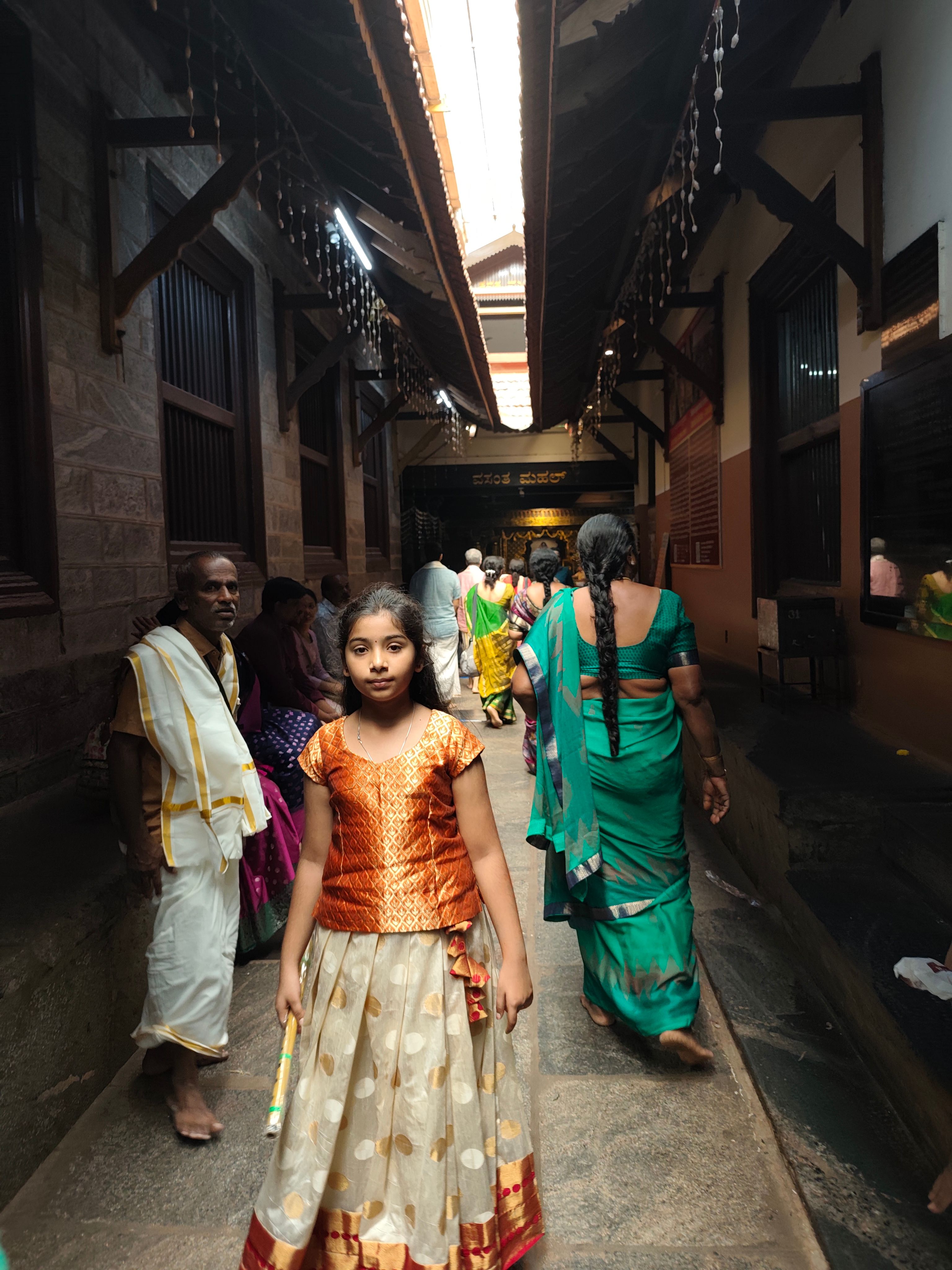 Traditional Indian Temple Gathering Scene · Free Stock Photo