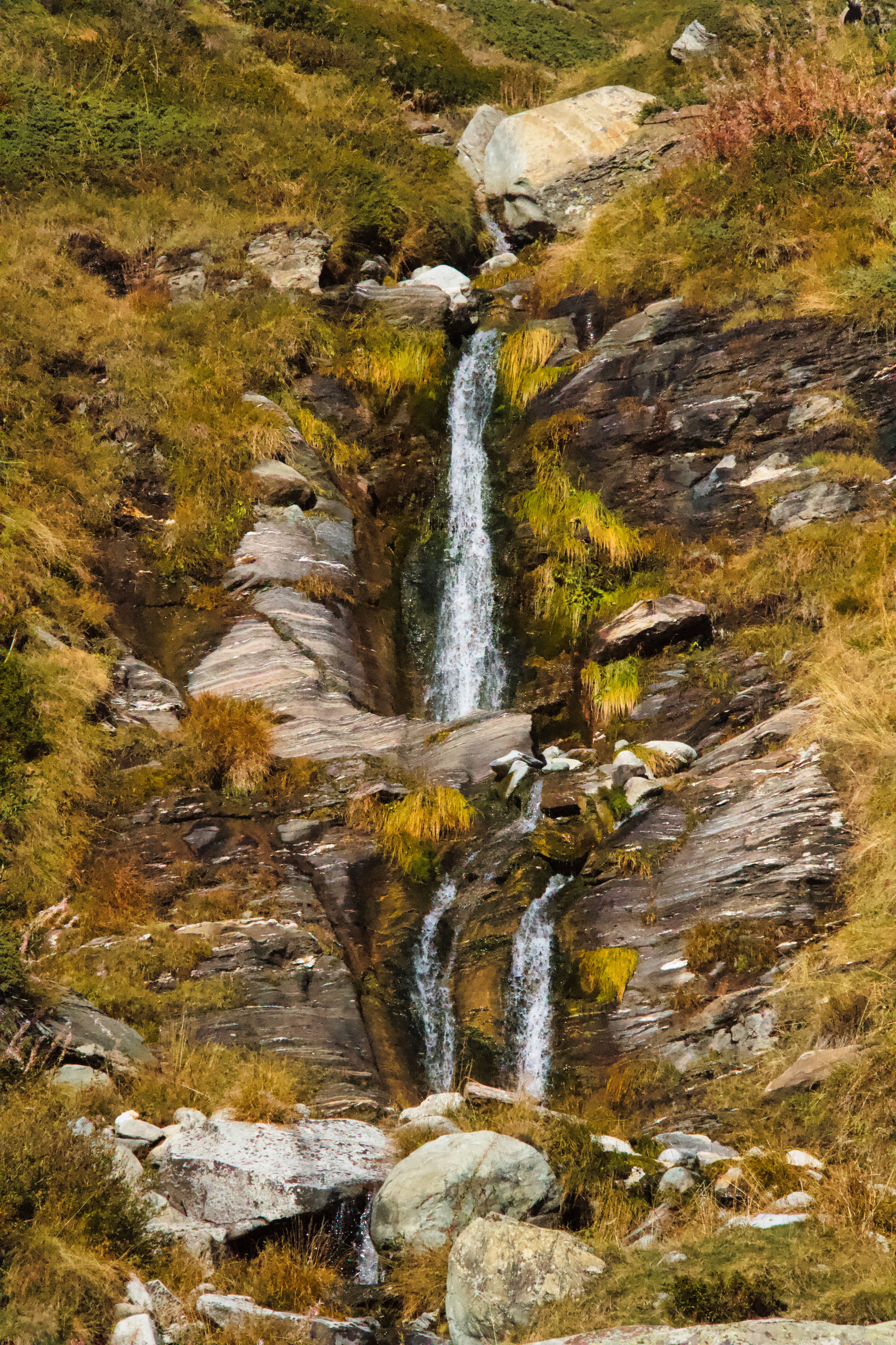Serene Waterfall in Breuil-Cervinia, Italy · Free Stock Photo