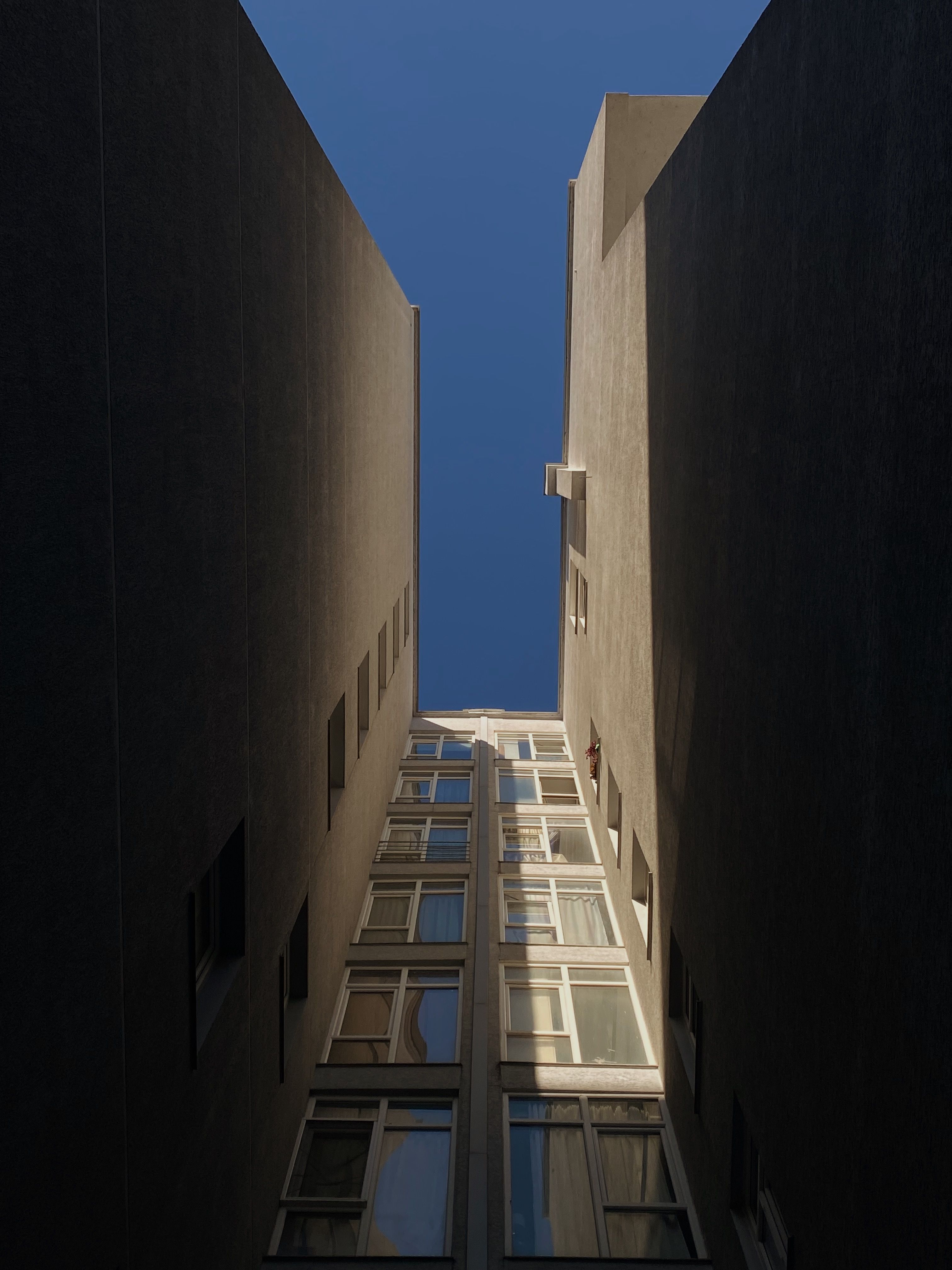 Modern Architectural Perspective of Dubai Buildings · Free Stock Photo