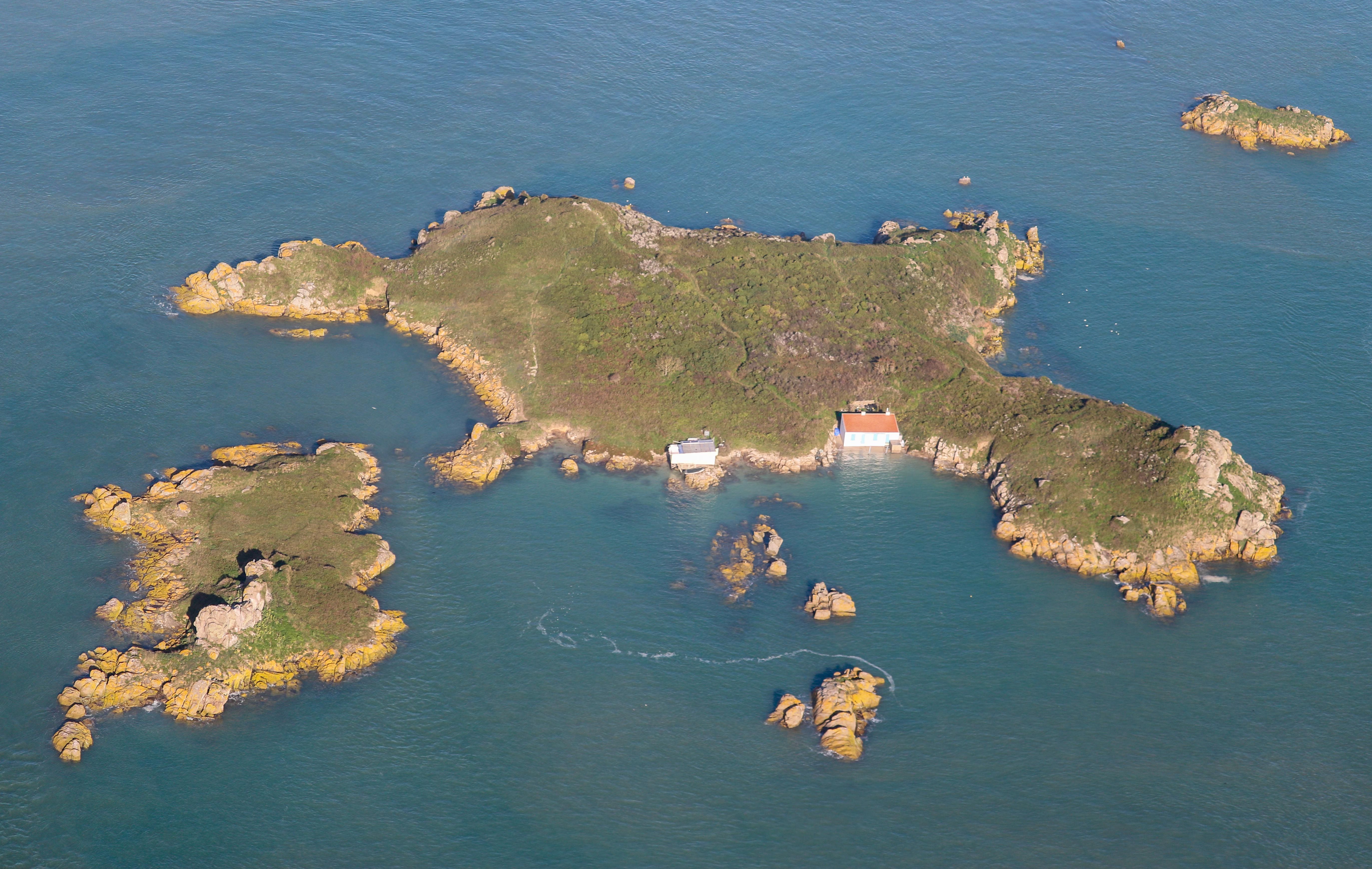 Aerial View of Scenic Island in Normandie, France · Free Stock Photo