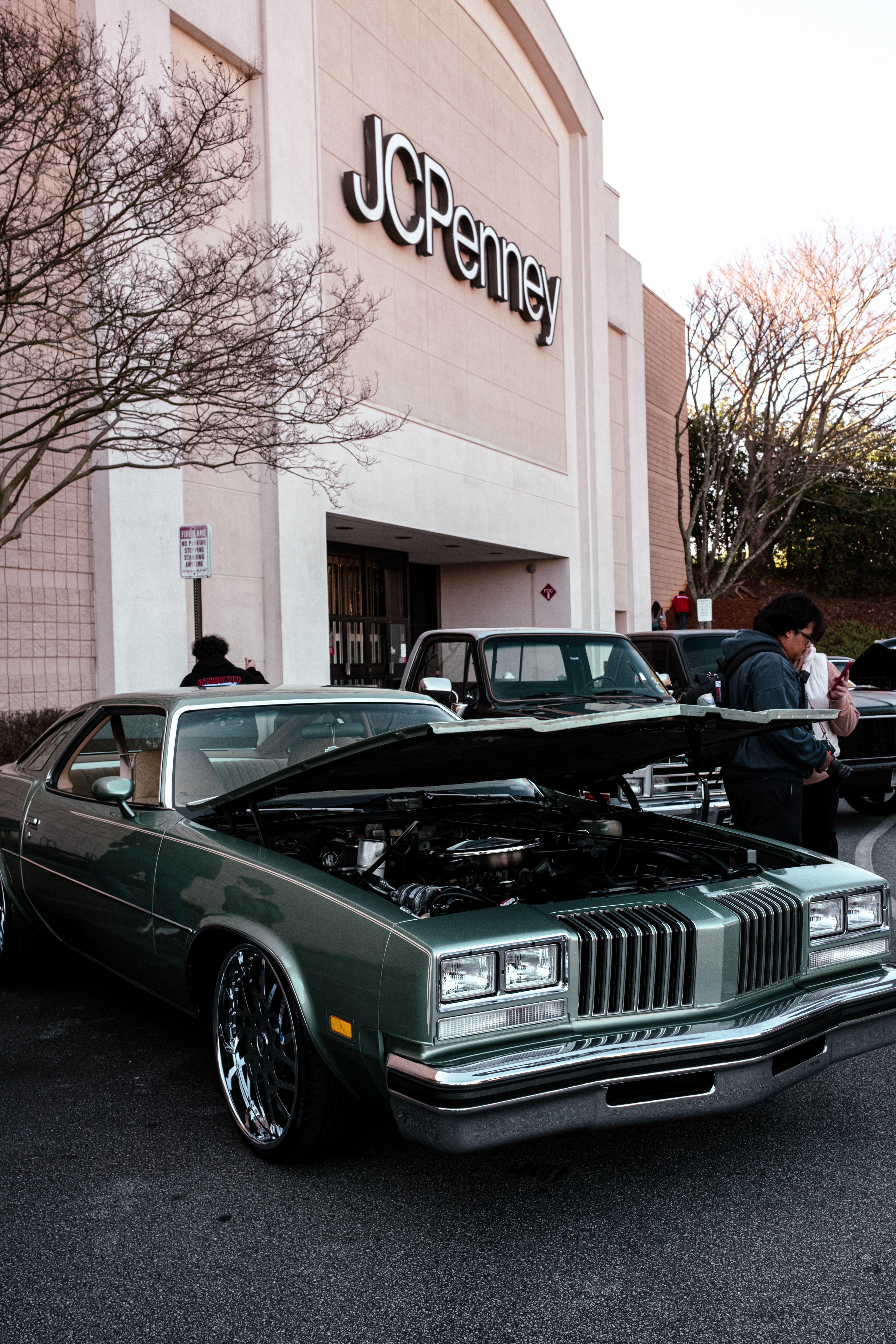 Classic Car Display at JC Penney Parking Lot · Free Stock Photo