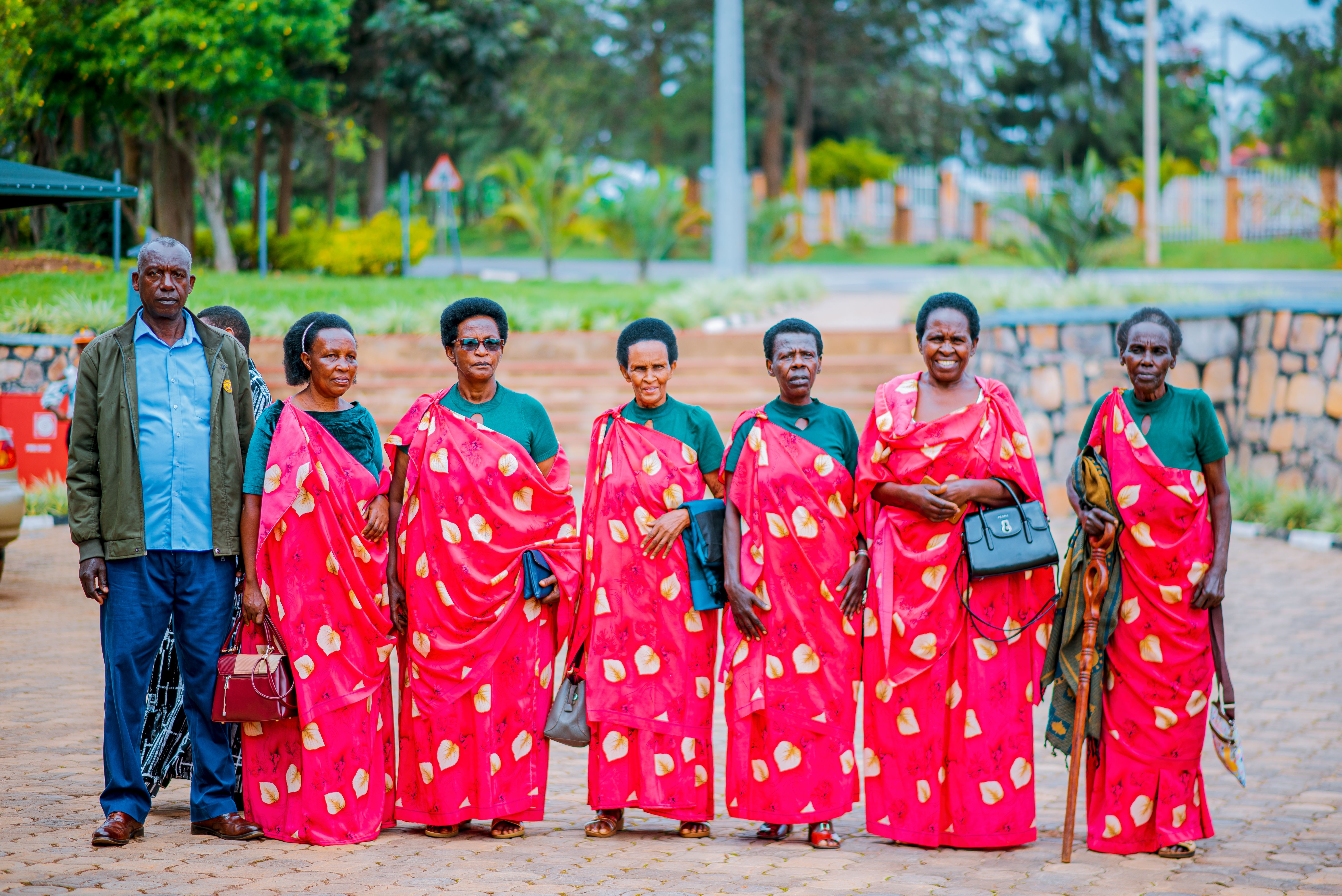 Joyful Group in Traditional Clothes Outdoors · Free Stock Photo