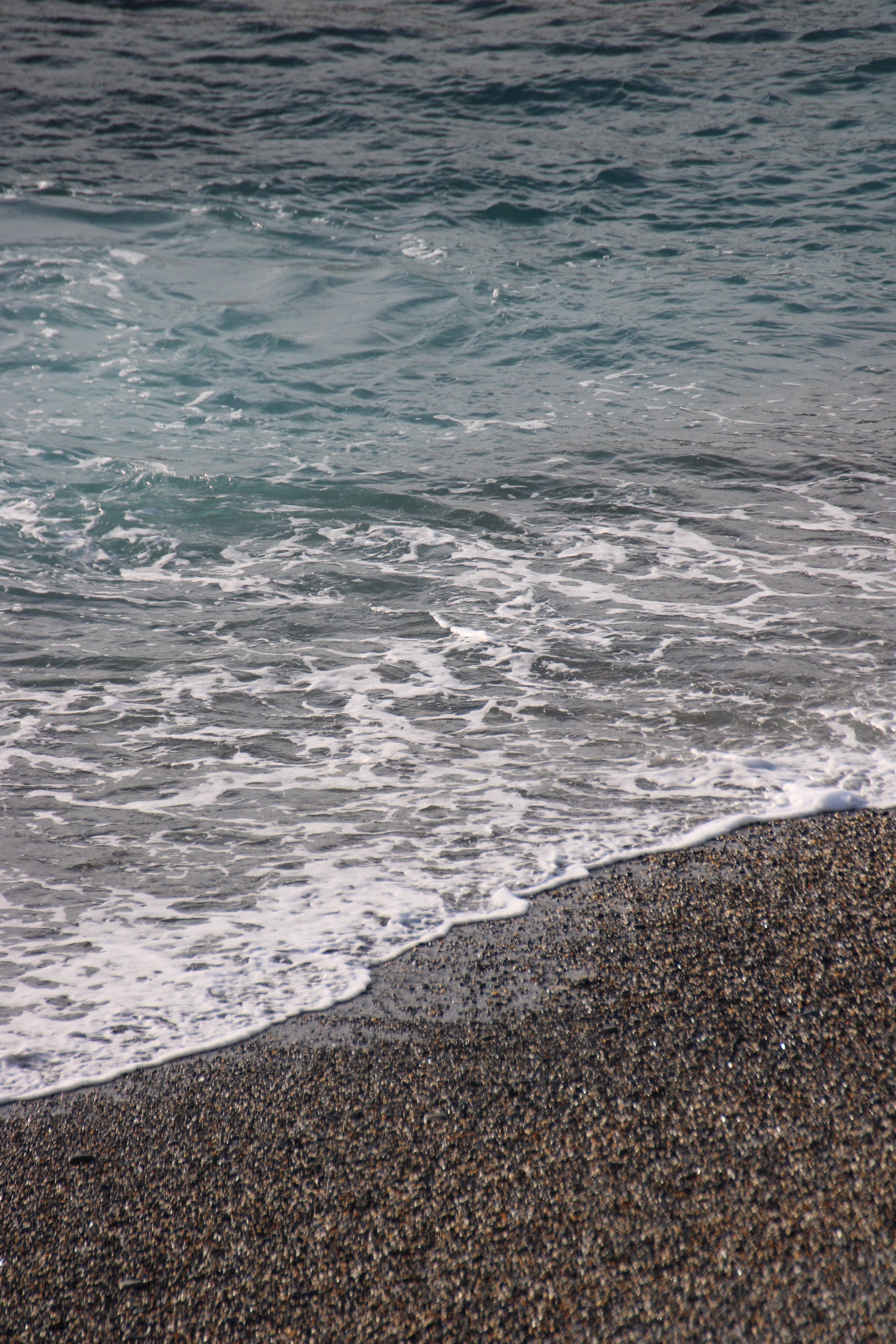 Serene Mediterranean Sea Shoreline in Winter · Free Stock Photo