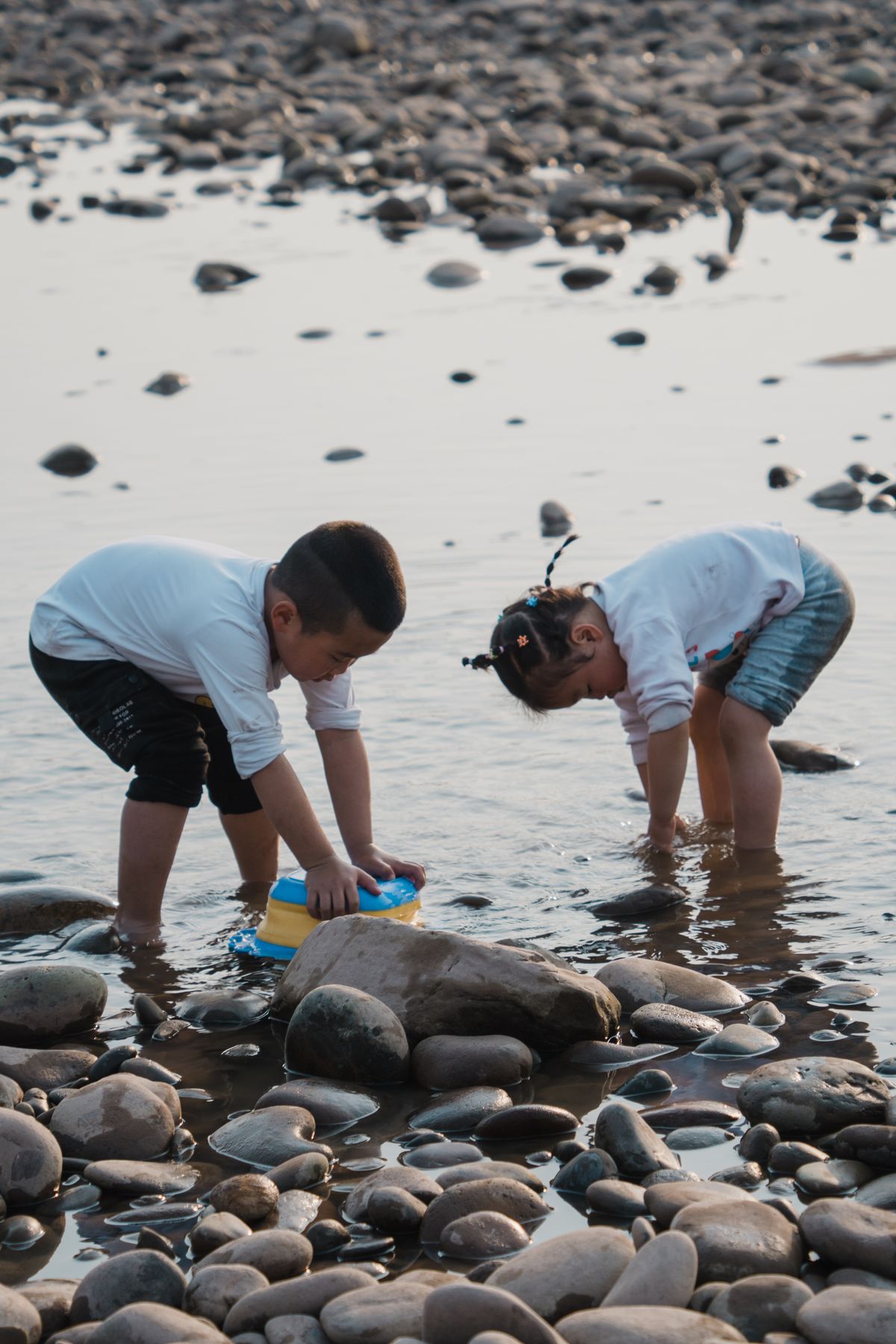 Children Playing River Photos, Download The BEST Free Children Playing ...