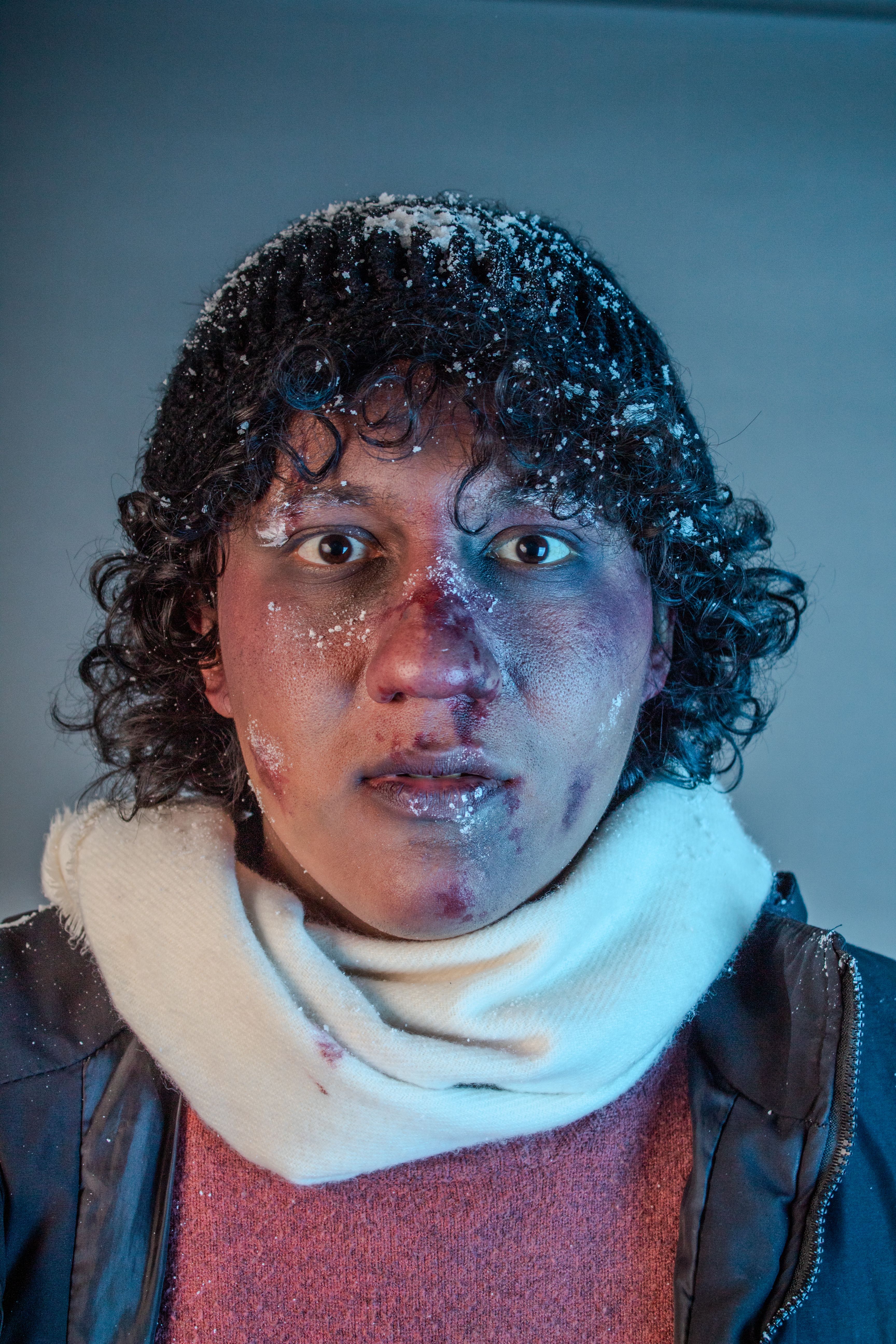 Portrait of a Person in Snowy Winter Attire · Free Stock Photo