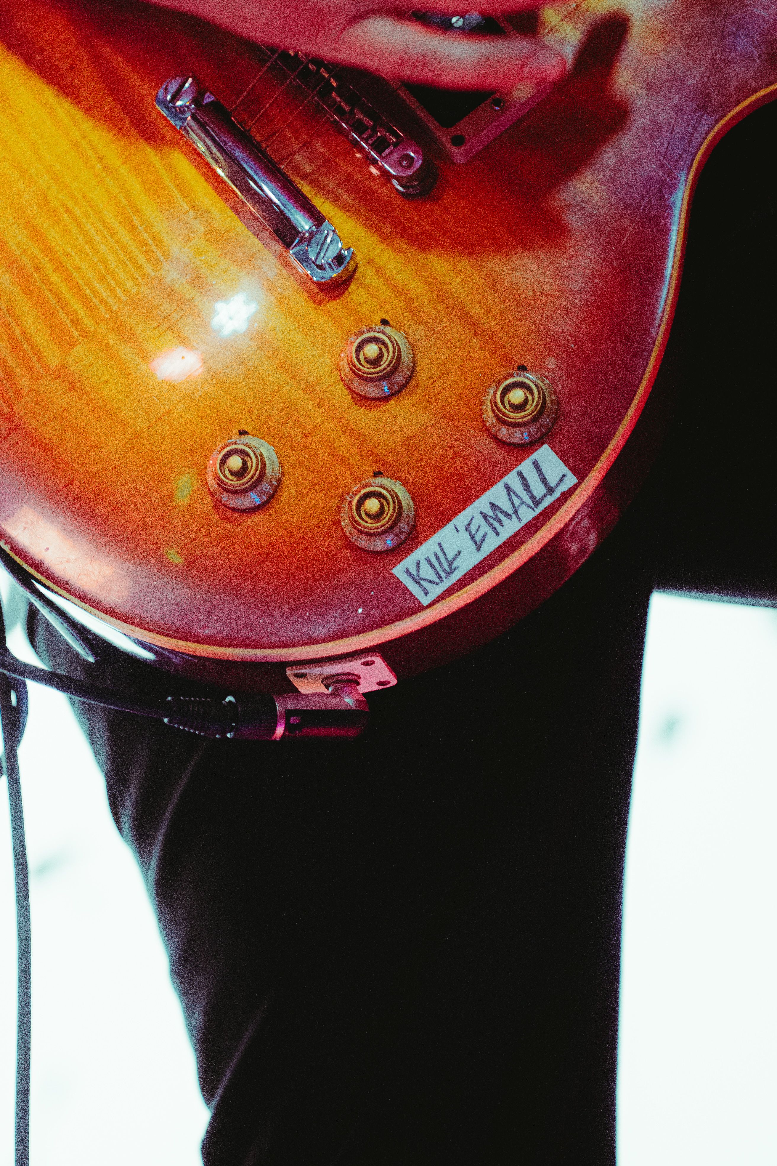 Close-Up Shot of Electric Guitar at Live Concert · Free Stock Photo