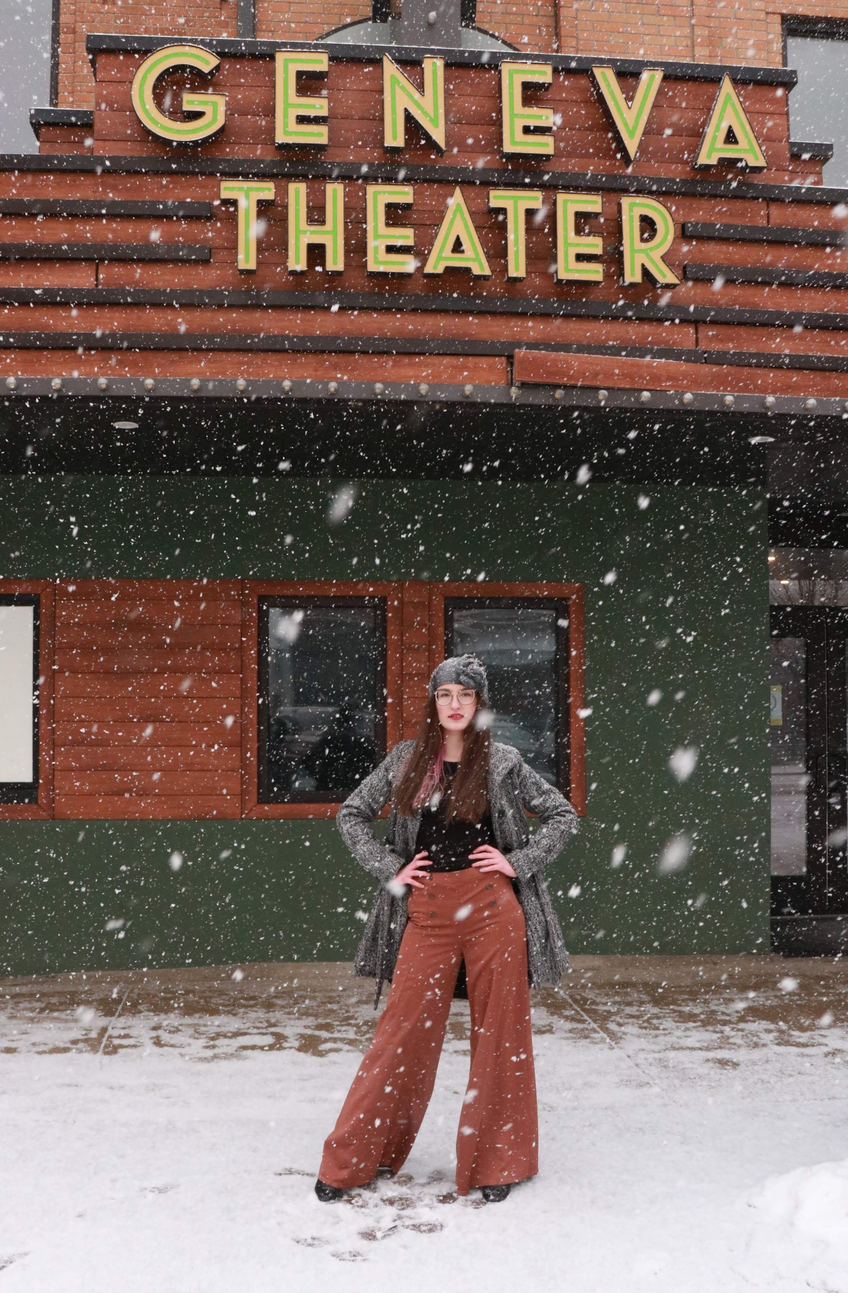 Winter Portrait at Geneva Theater, Lake Geneva · Free Stock Photo