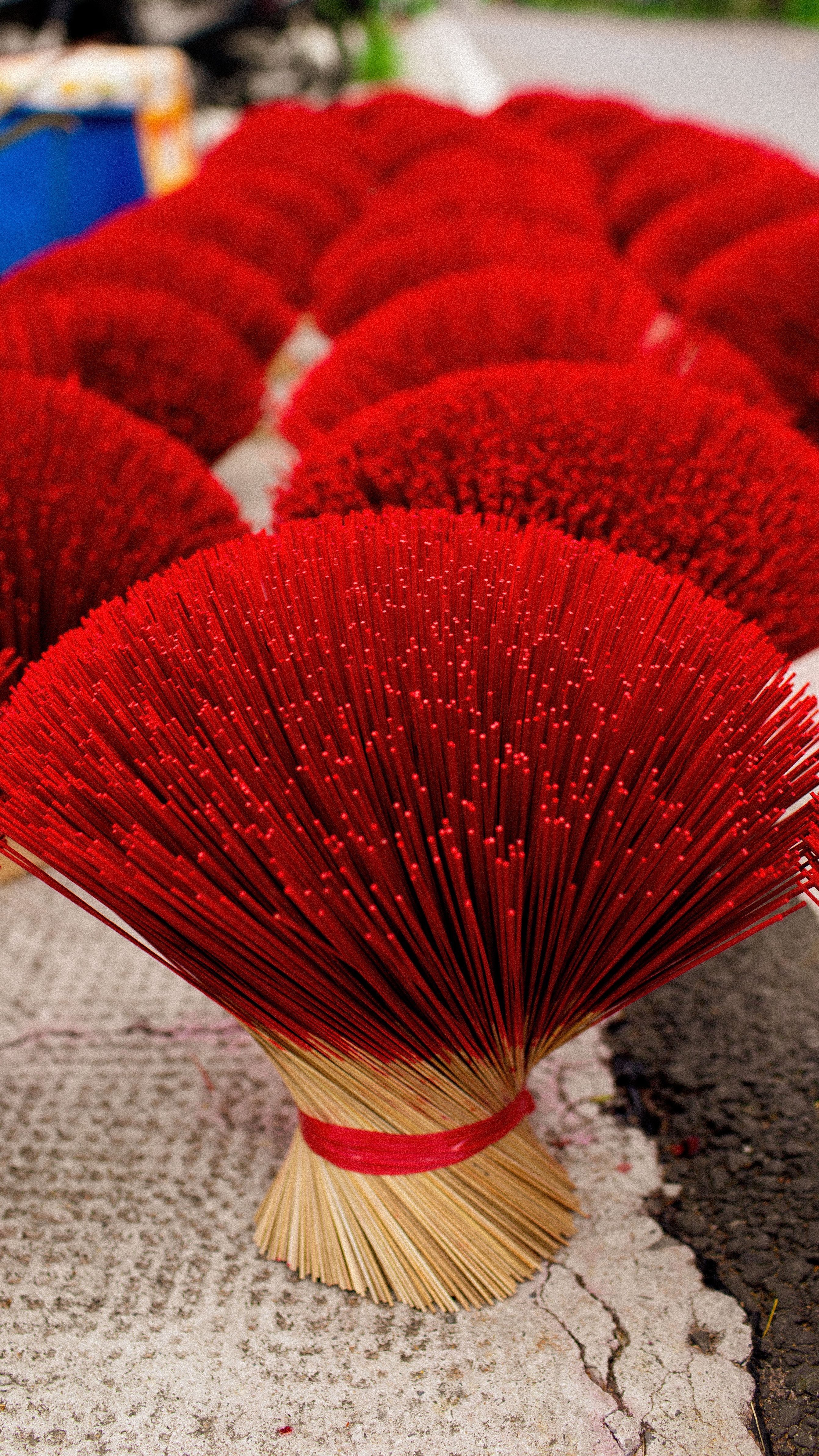 Traditional Red Incense Sticks in Ho Chi Minh City · Free Stock Photo