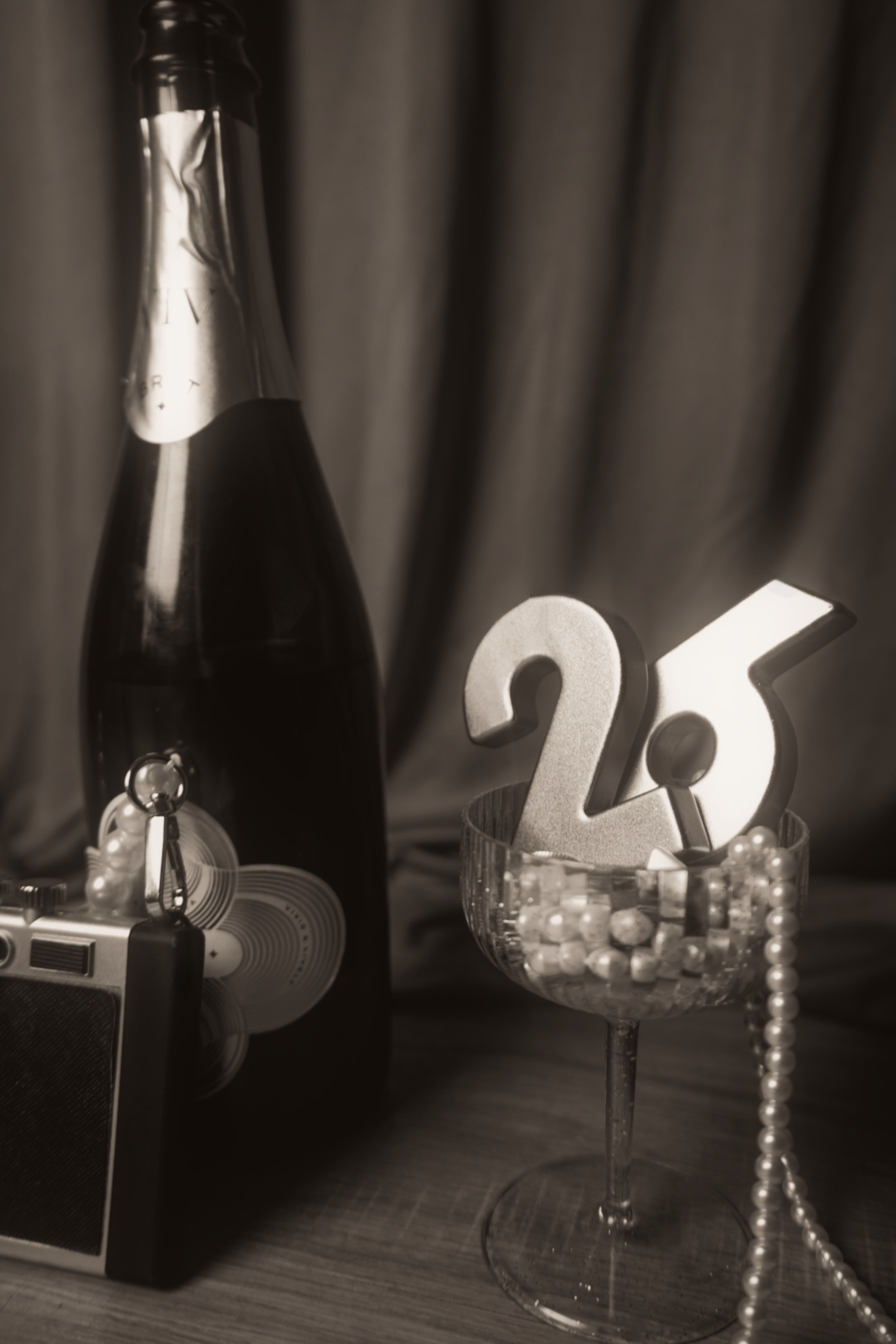 Vintage New Year's Celebration Still Life · Free Stock Photo