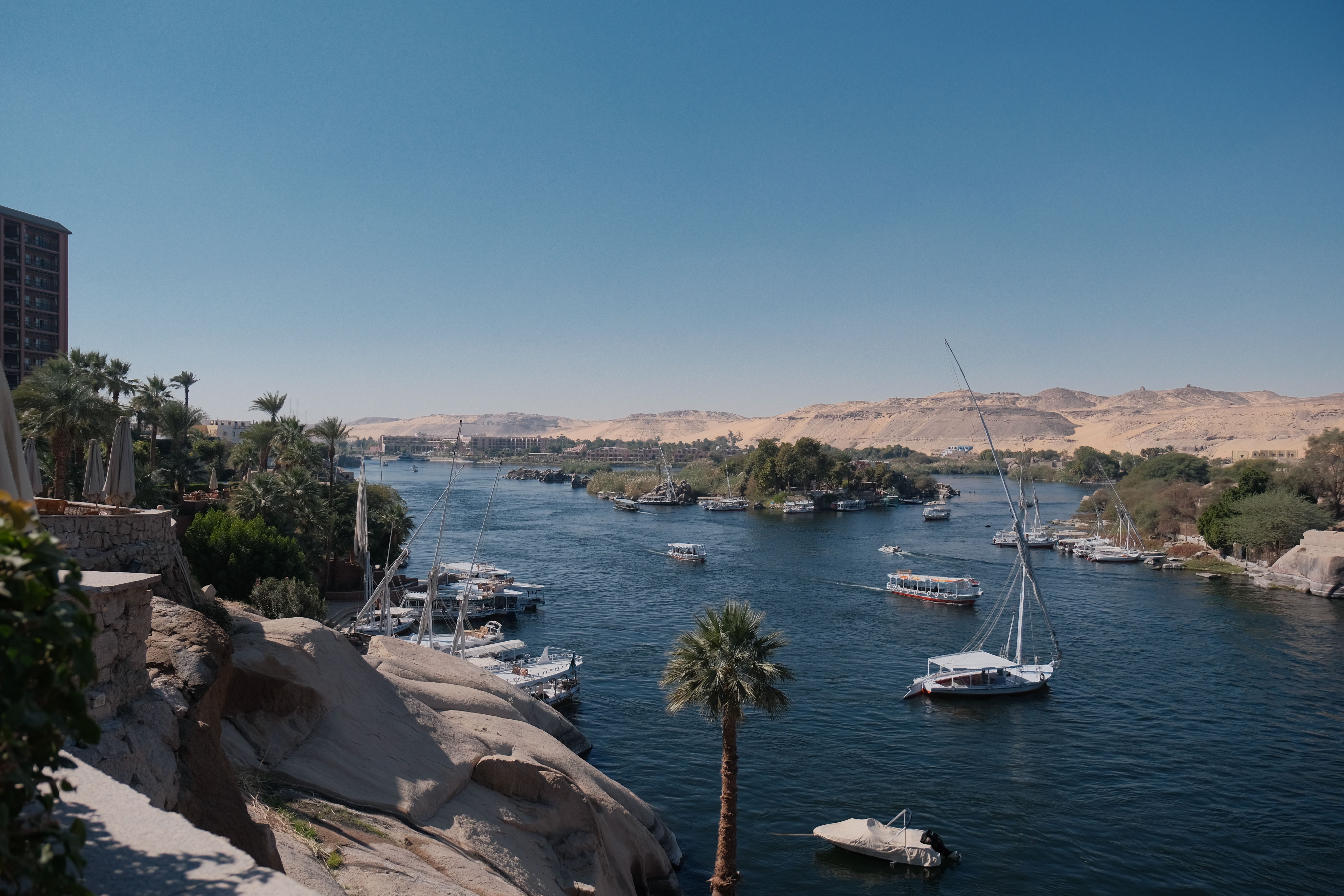 Scenic View of the Nile River in Aswan, Egypt · Free Stock Photo