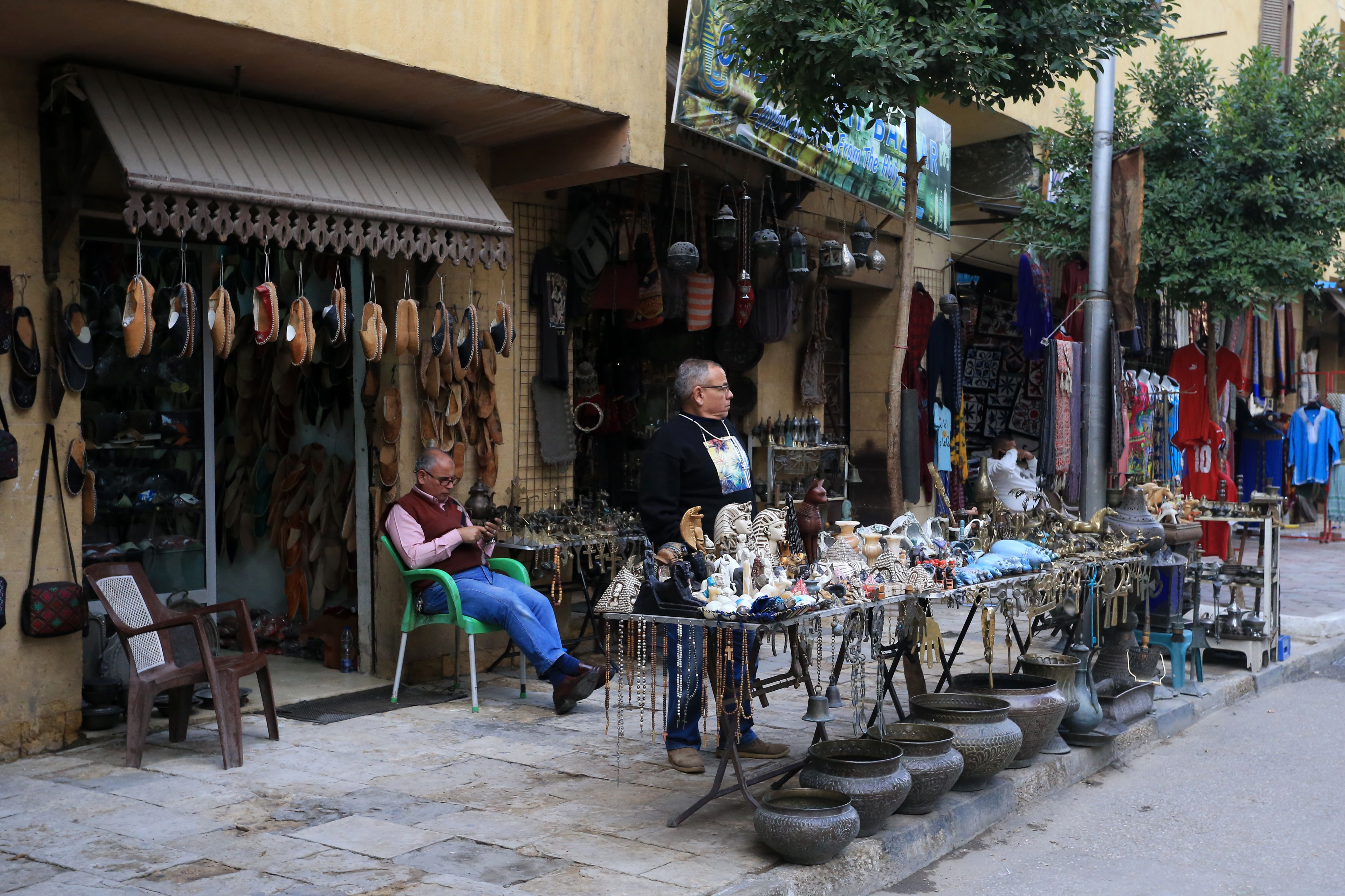 Outdoor Market with Handcrafted Goods and Souvenirs · Free Stock Photo