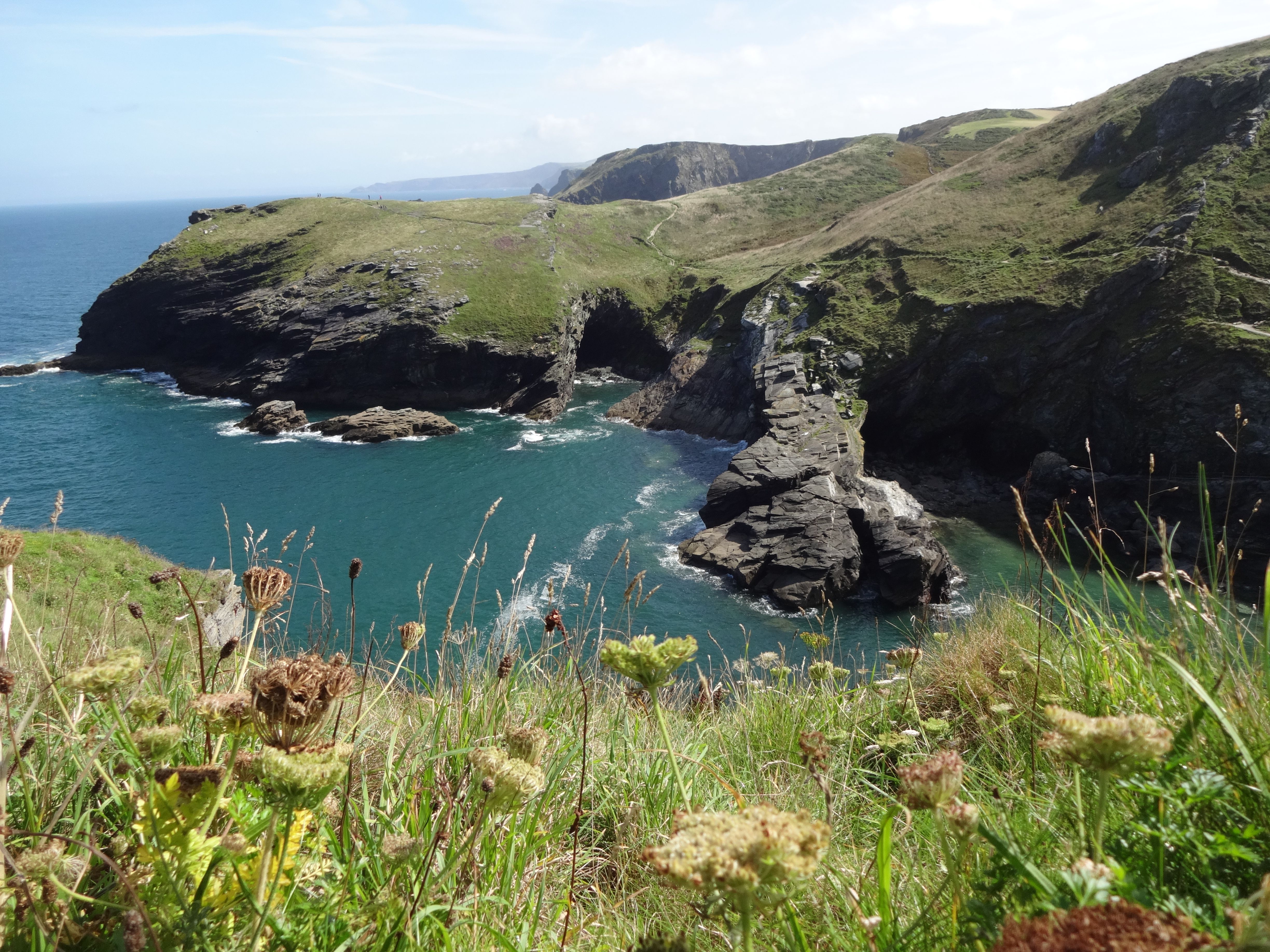 Scenic Coastal View of Tintagel, England · Free Stock Photo