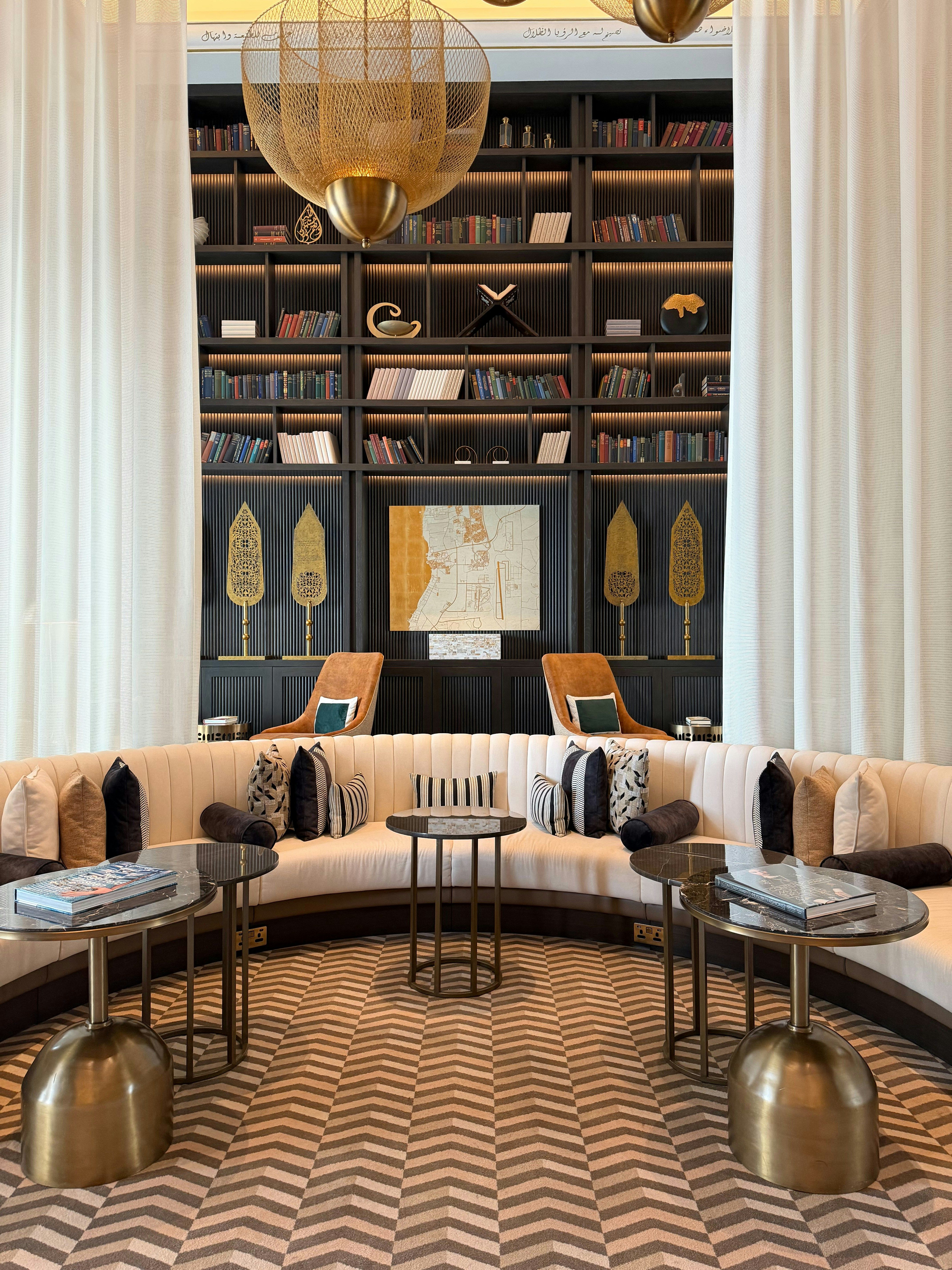 Luxurious Hotel Library in Manama, Bahrain · Free Stock Photo
