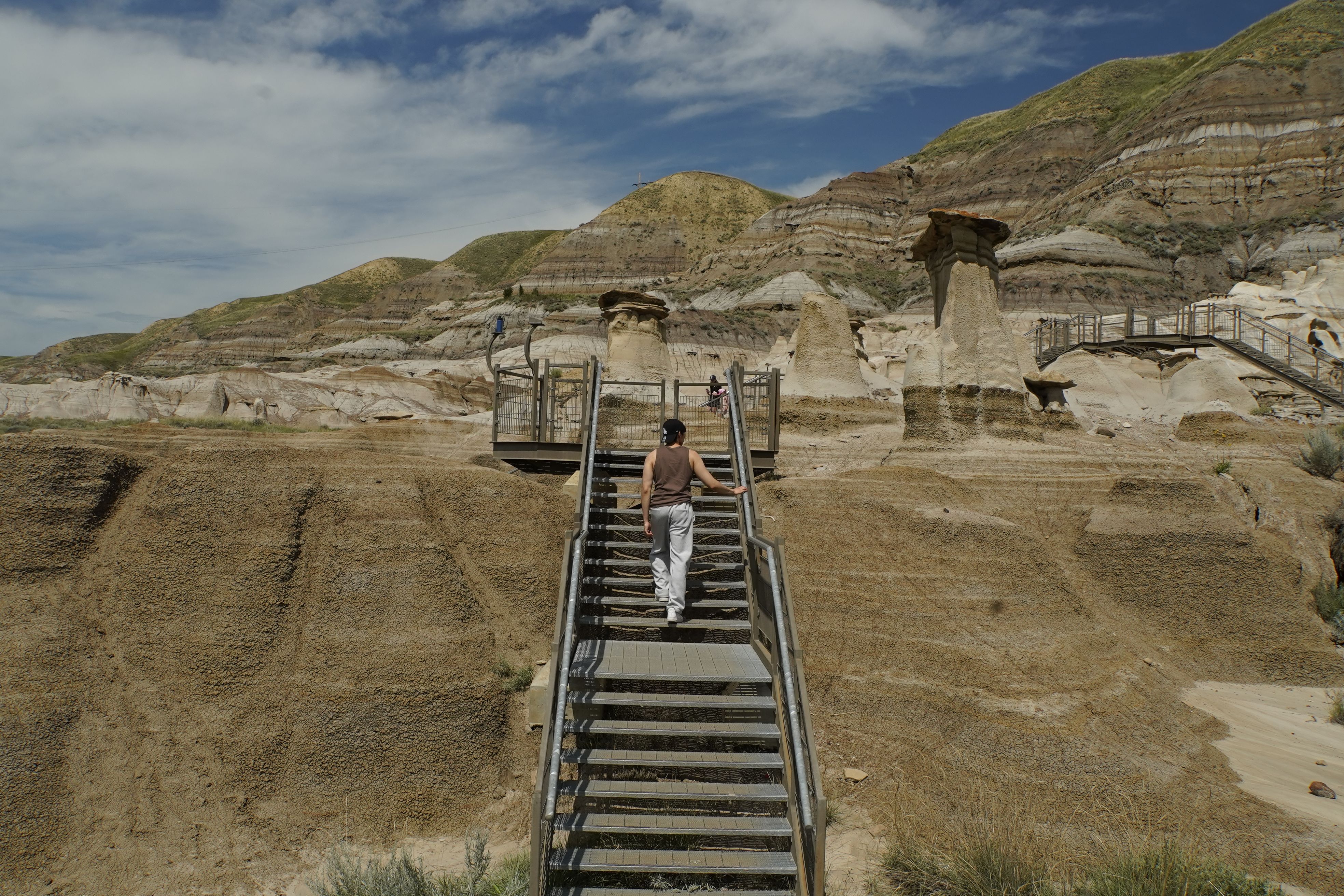 Scenic View of Hoodoos in Drumheller Badlands · Free Stock Photo