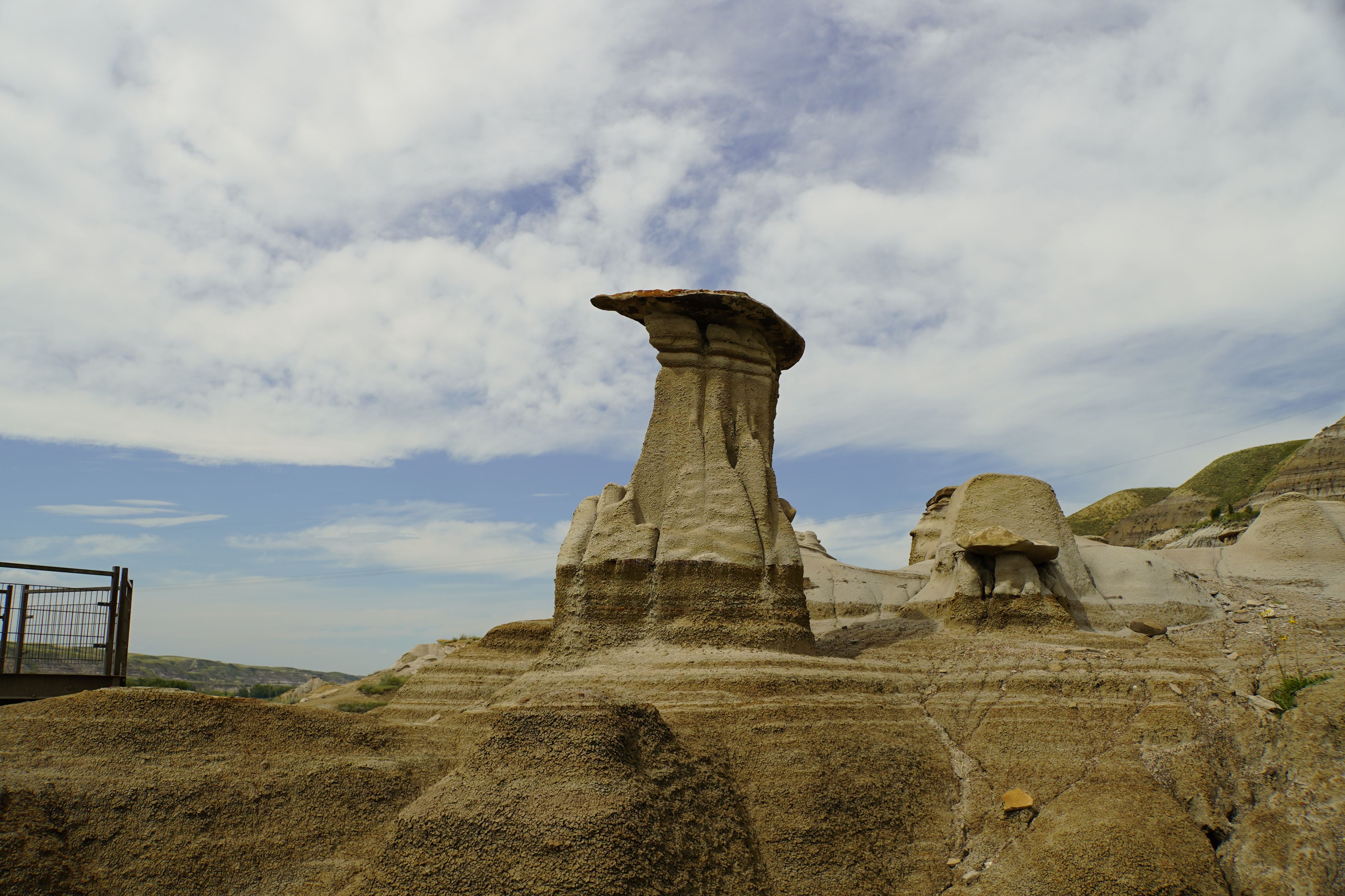 Stunning View of Hoodoos in Drumheller Badlands · Free Stock Photo