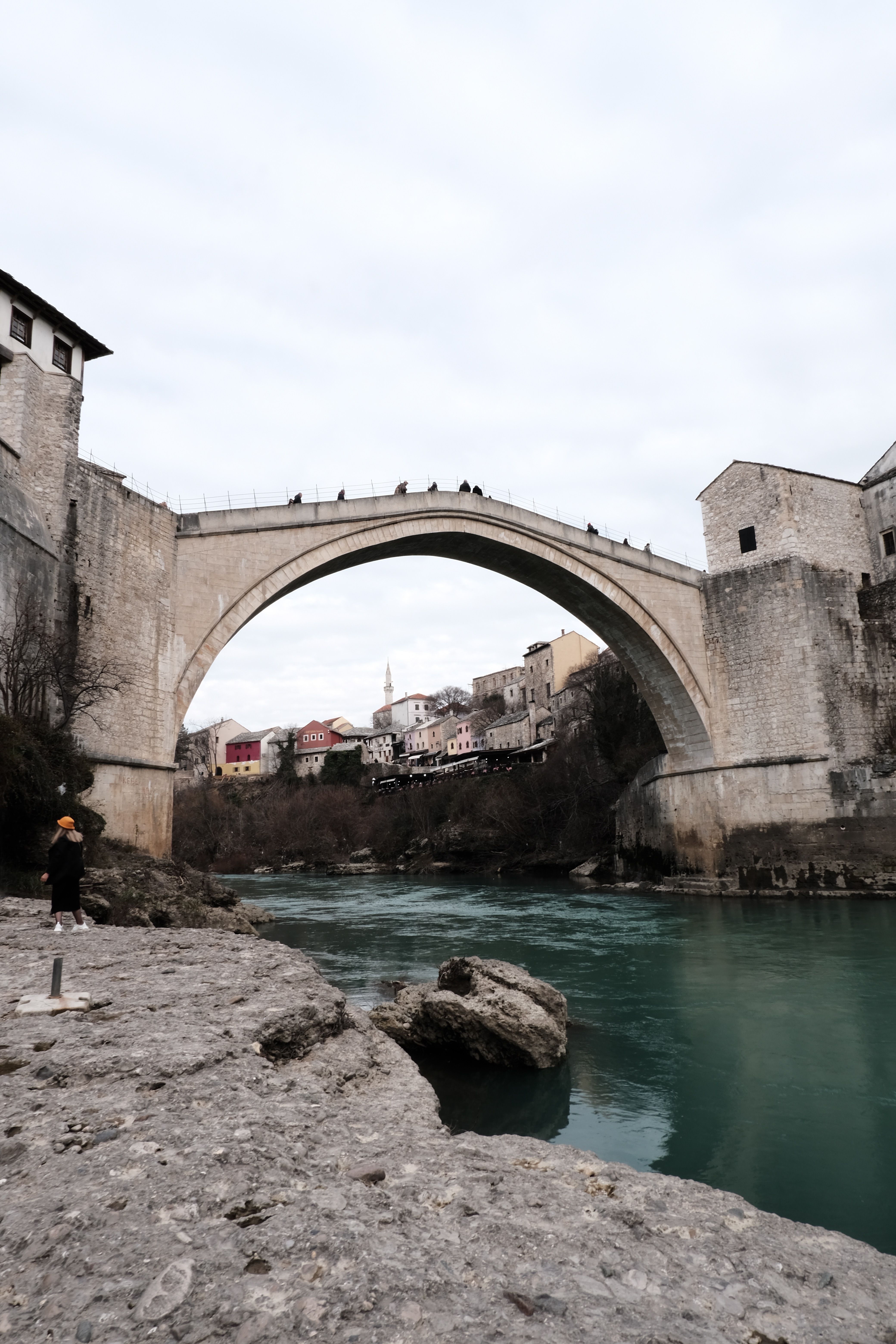Elegant Arch of Stari Most Bridge in Mostar · Free Stock Photo