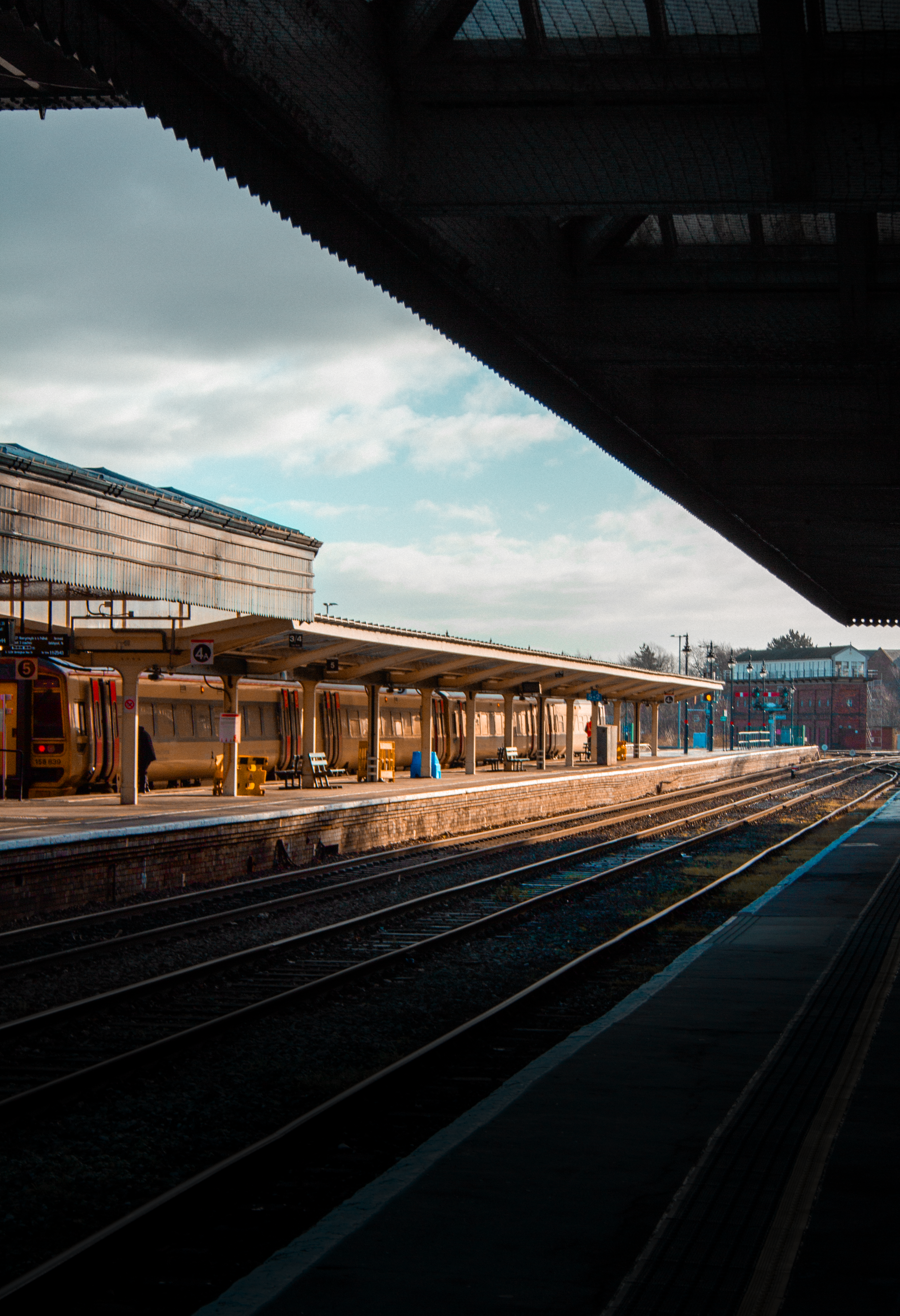 Shrewsbury Train Station Platform in England · Free Stock Photo