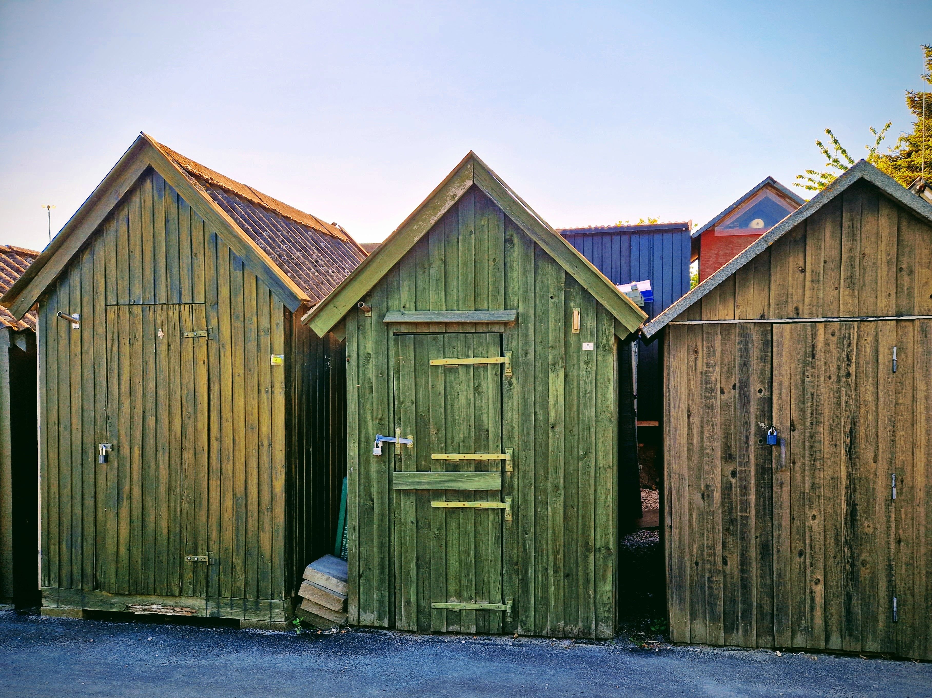 Charming Wooden Sheds in Denmark · Free Stock Photo