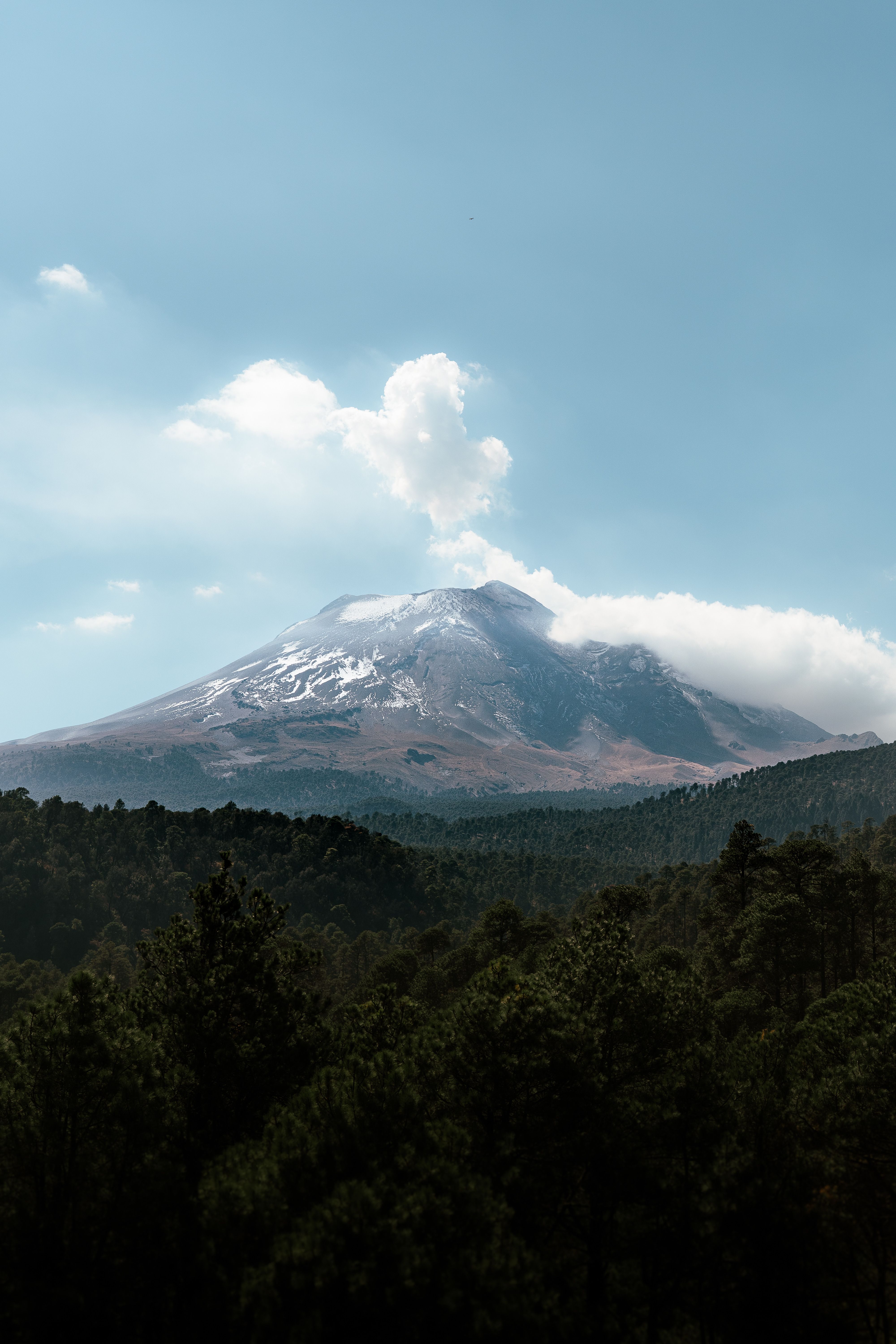 Majestic View of Snow-Capped Volcano in Mexico · Free Stock Photo