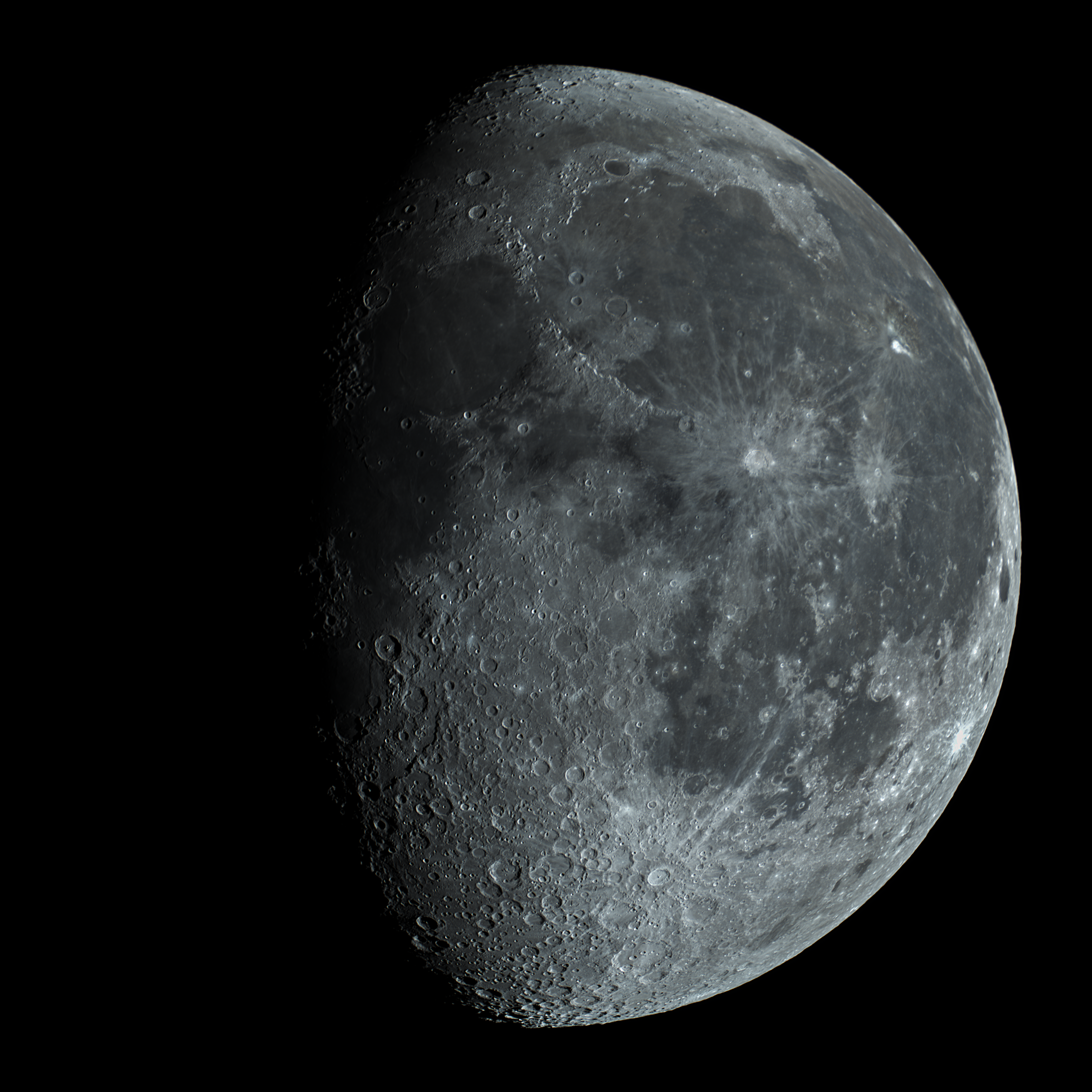 Grayscale Photo of the Moon · Free Stock Photo