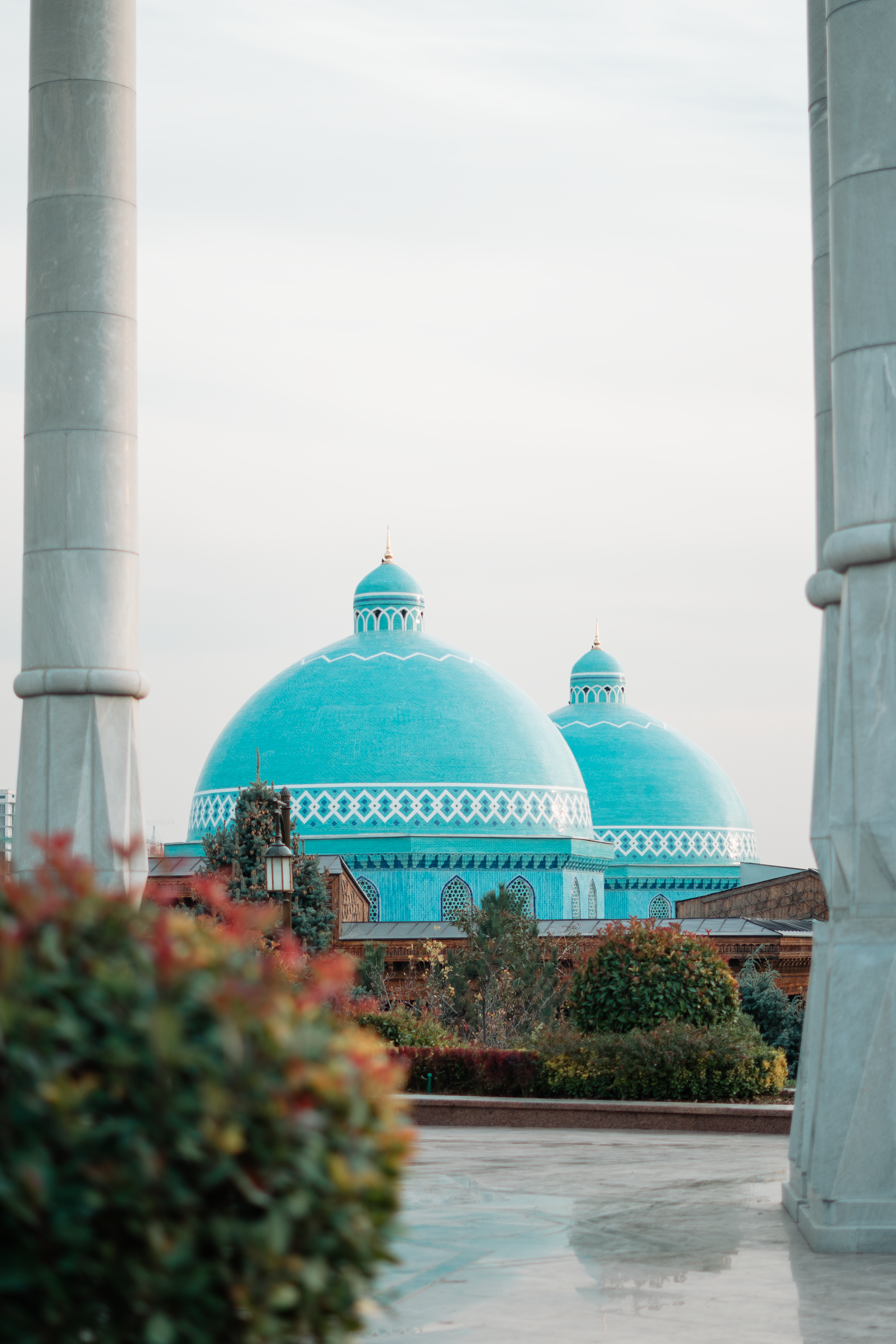 Blue Domed Architecture in Tashkent, Uzbekistan · Free Stock Photo