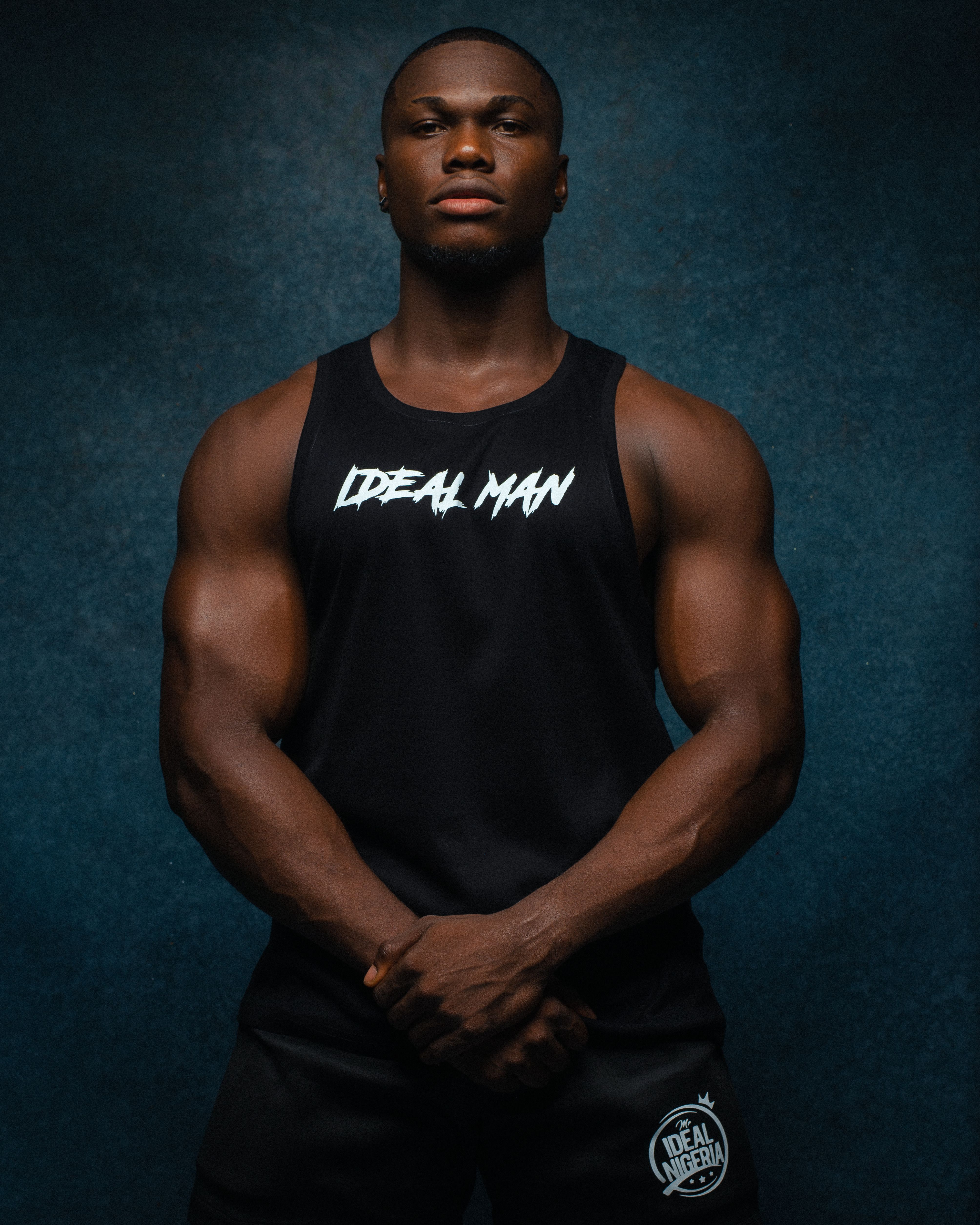African Fitness Model in Black Tank Top · Free Stock Photo
