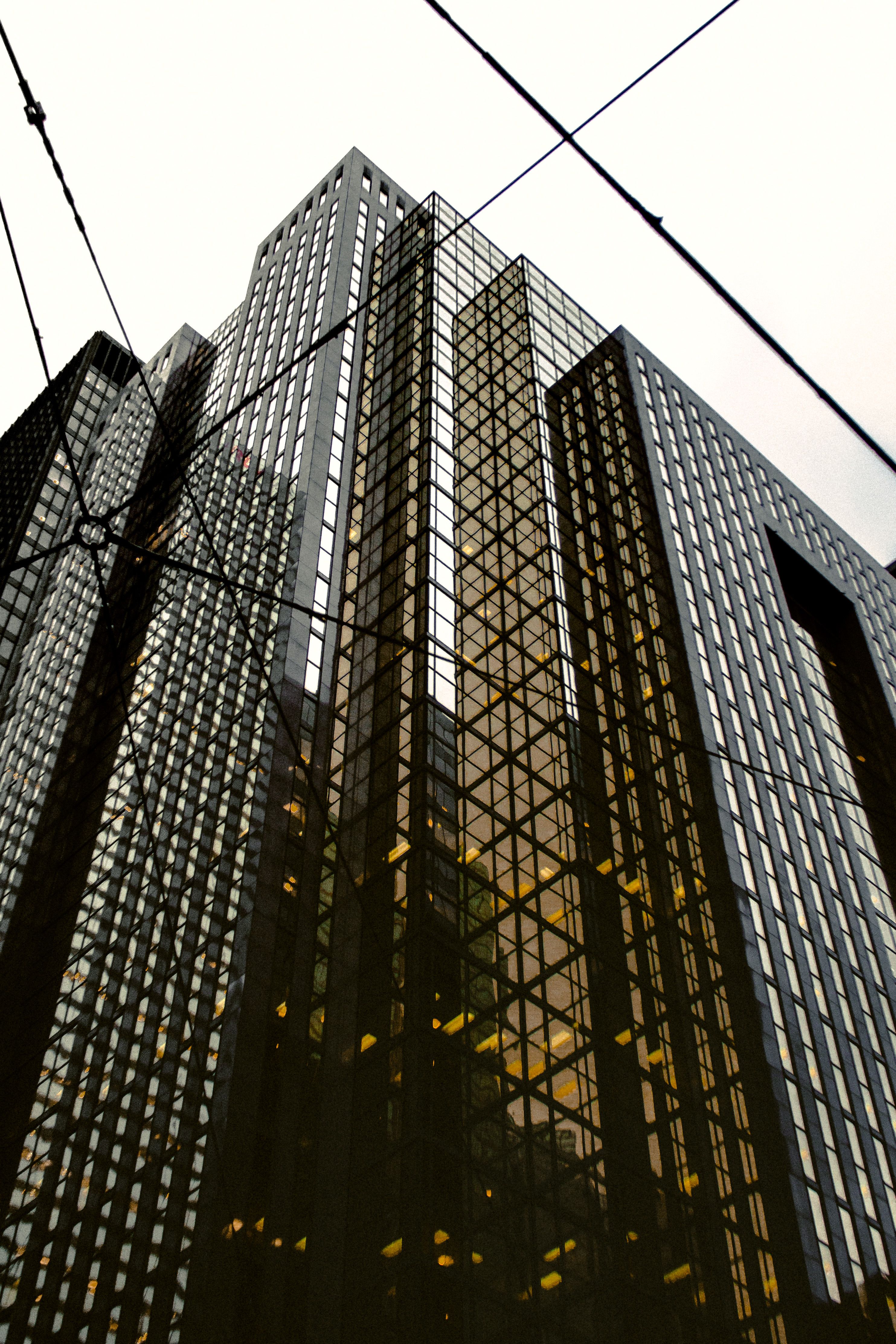Business district with stylish building in modern city · Free Stock Photo