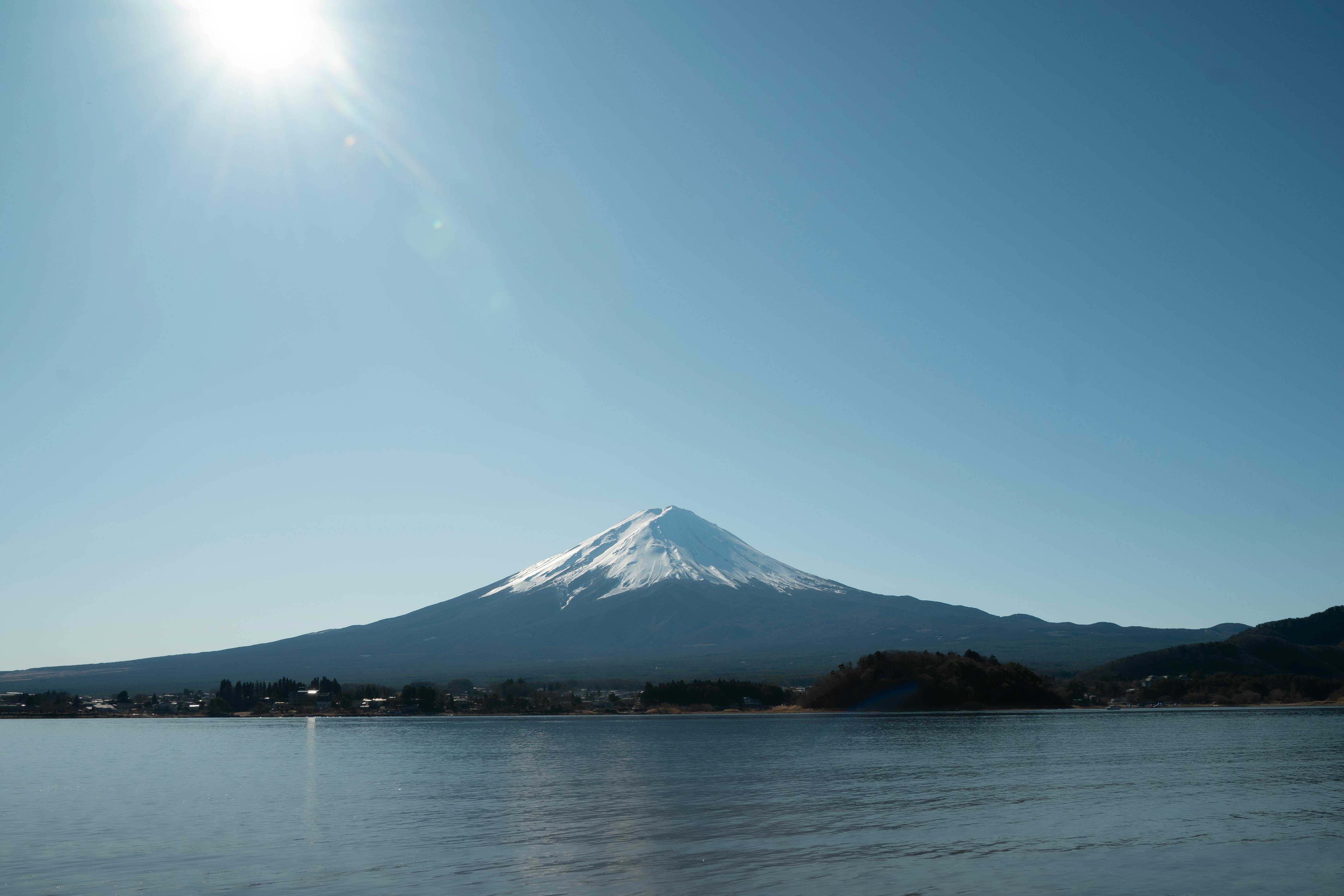 Vista Deslumbrante Do Monte Fuji No Inverno. · Foto profissional gratuita