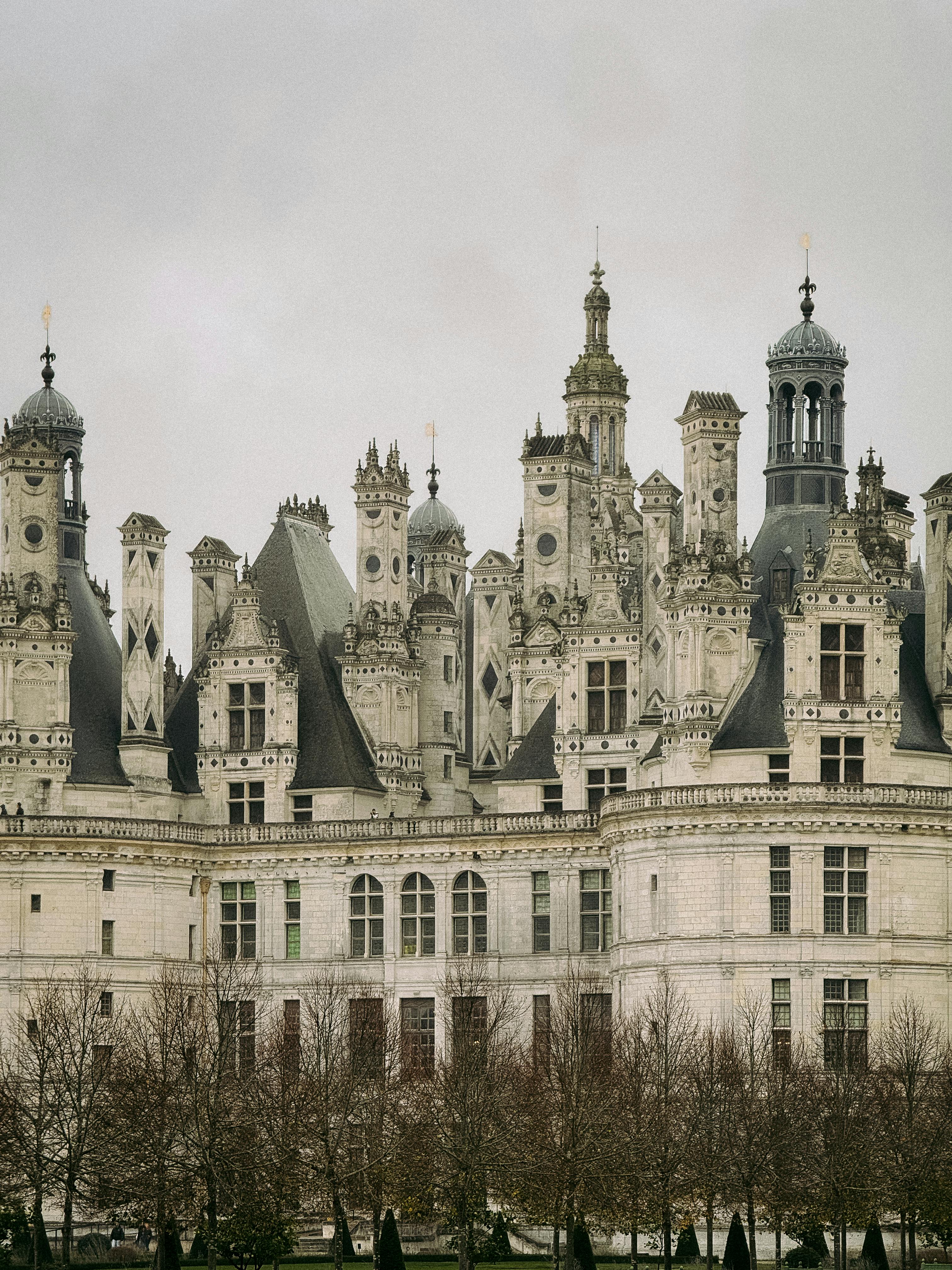 Stunning Facade of Château de Chambord, France · Free Stock Photo