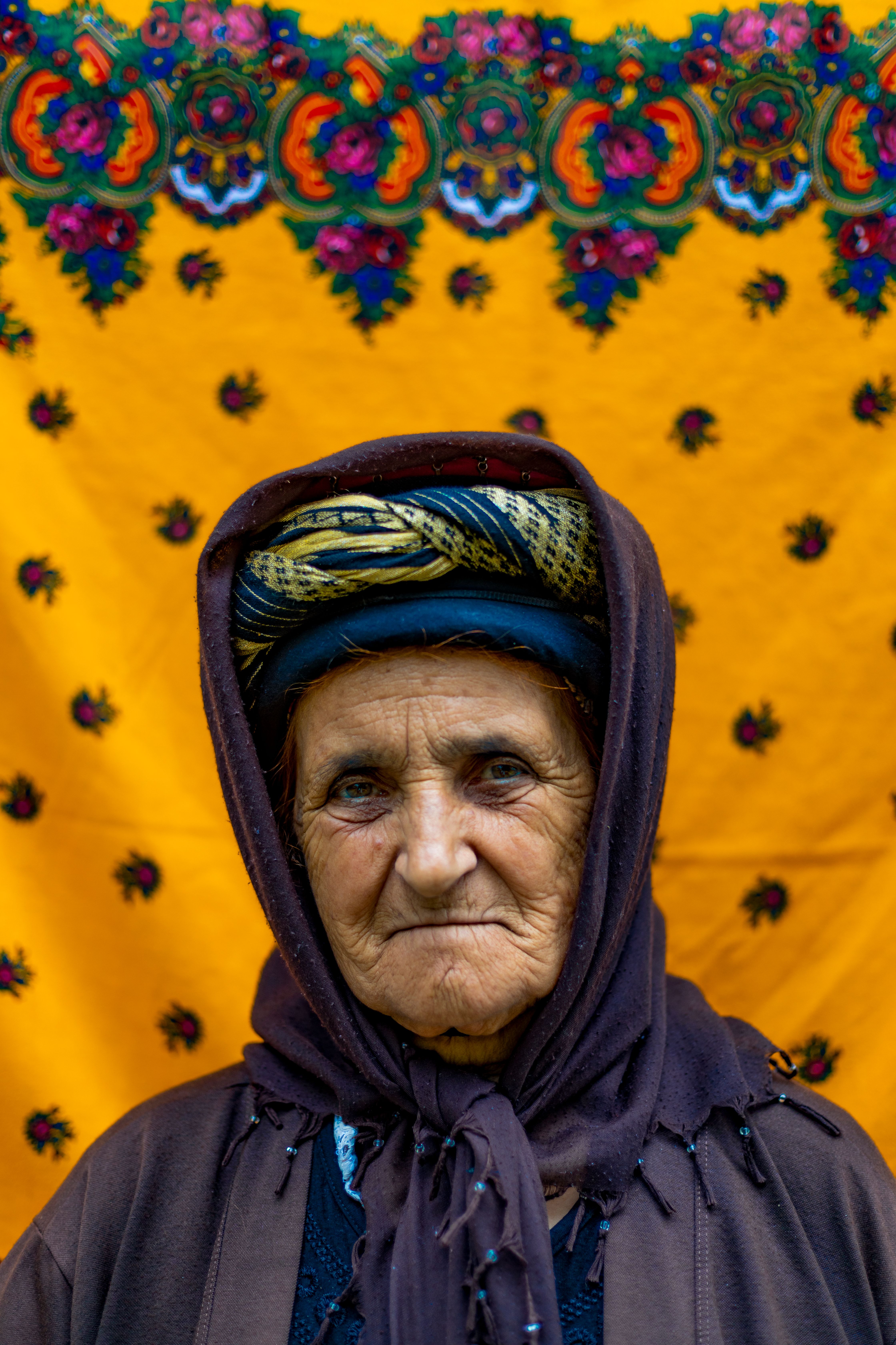 Elderly Woman in Traditional Turkish Attire · Free Stock Photo
