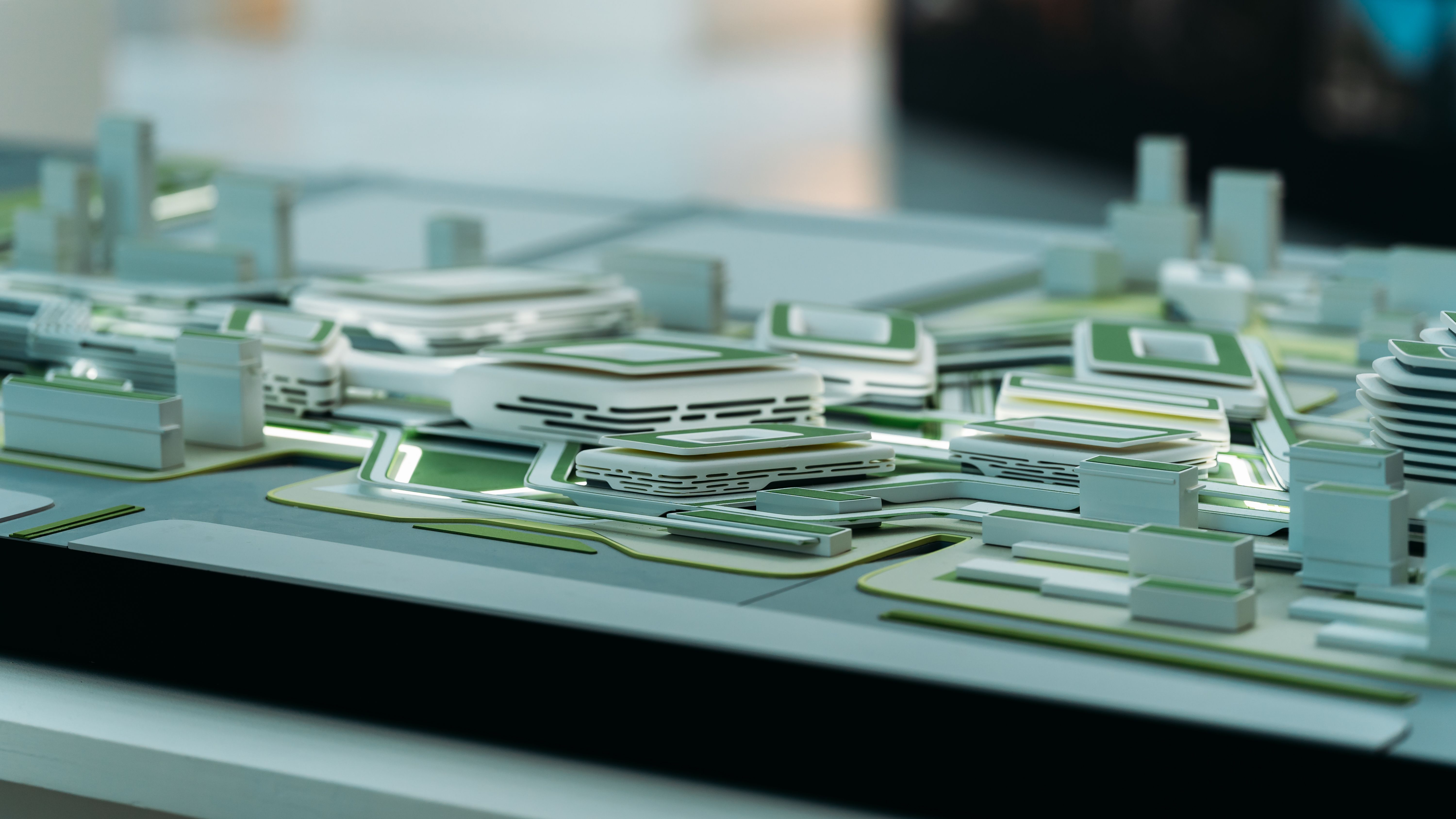 Modern Architectural Model in Focus · Free Stock Photo