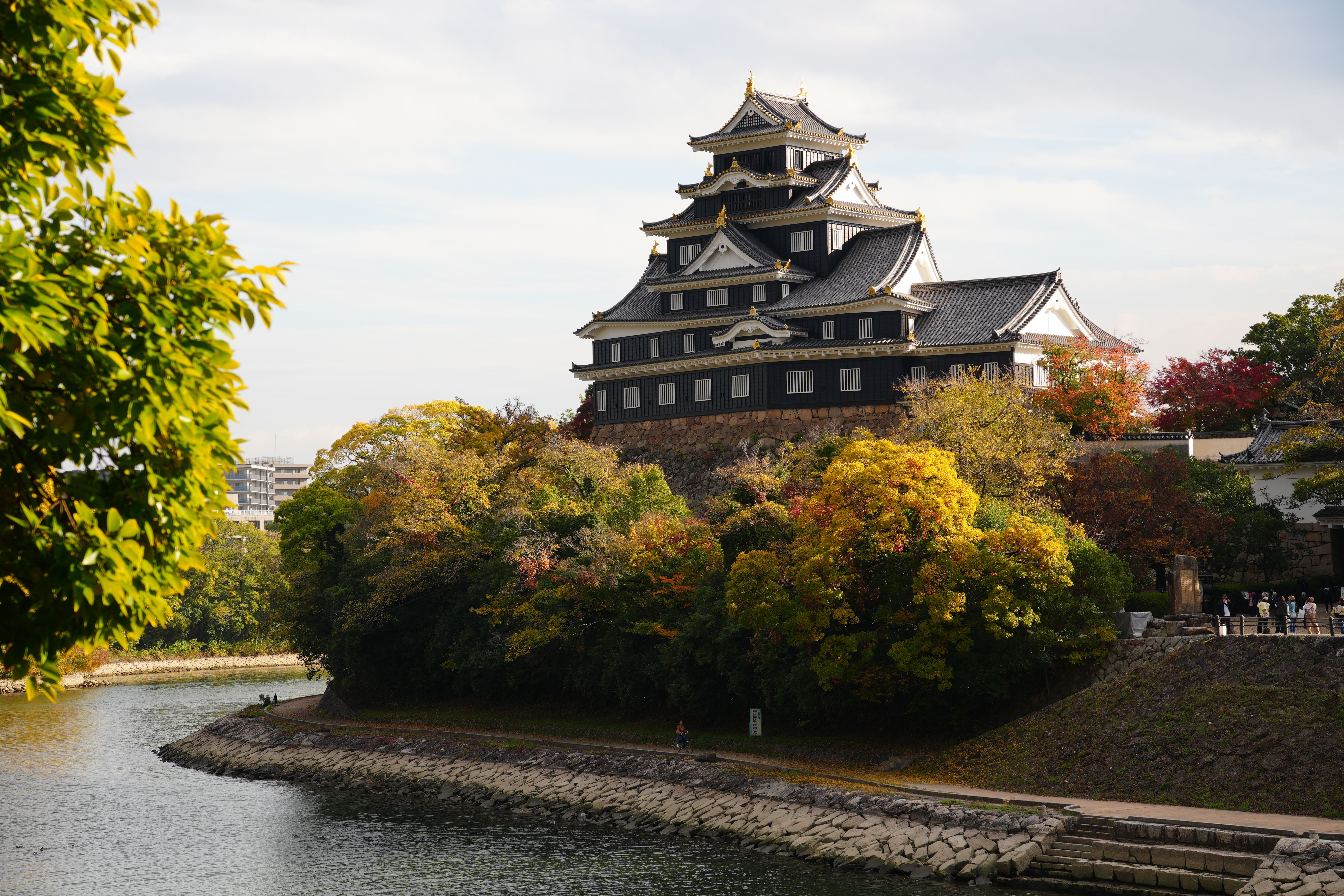 Stunning Autumn View of Okayama Castle in Japan · Free Stock Photo