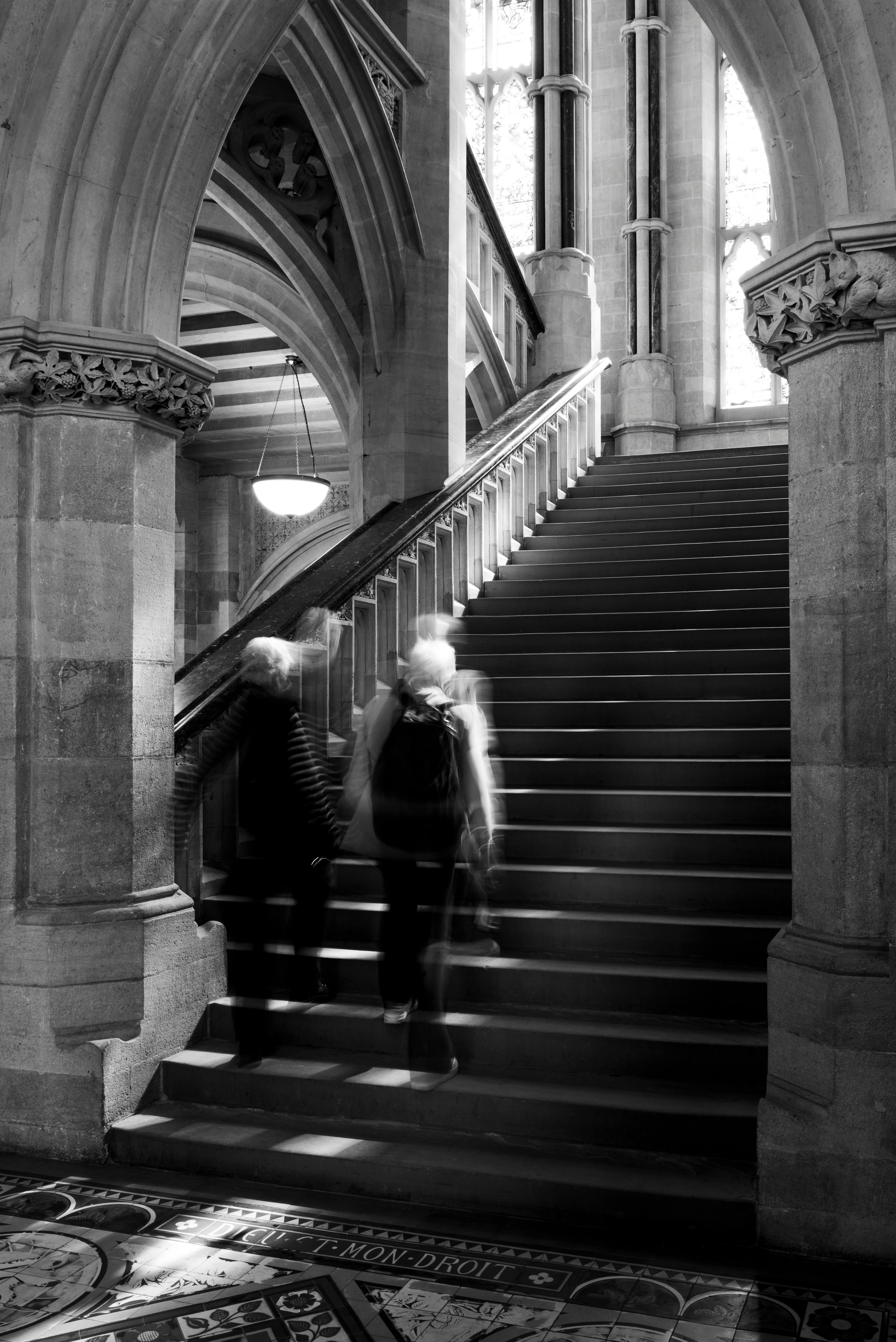 Long Exposure of Stone Staircase in Gothic Architecture · Free Stock Photo