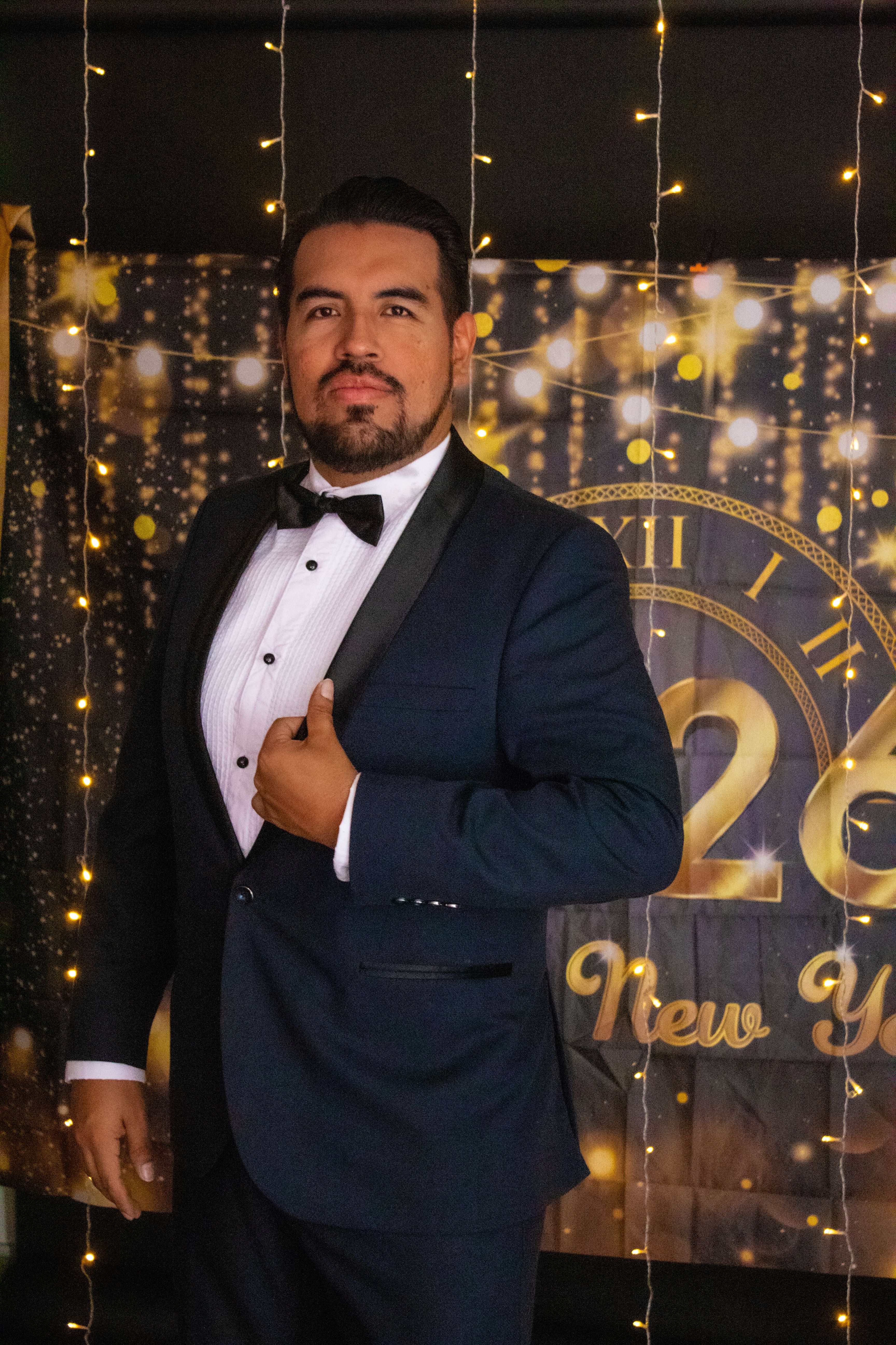Elegant Man Celebrating New Year's Eve · Free Stock Photo