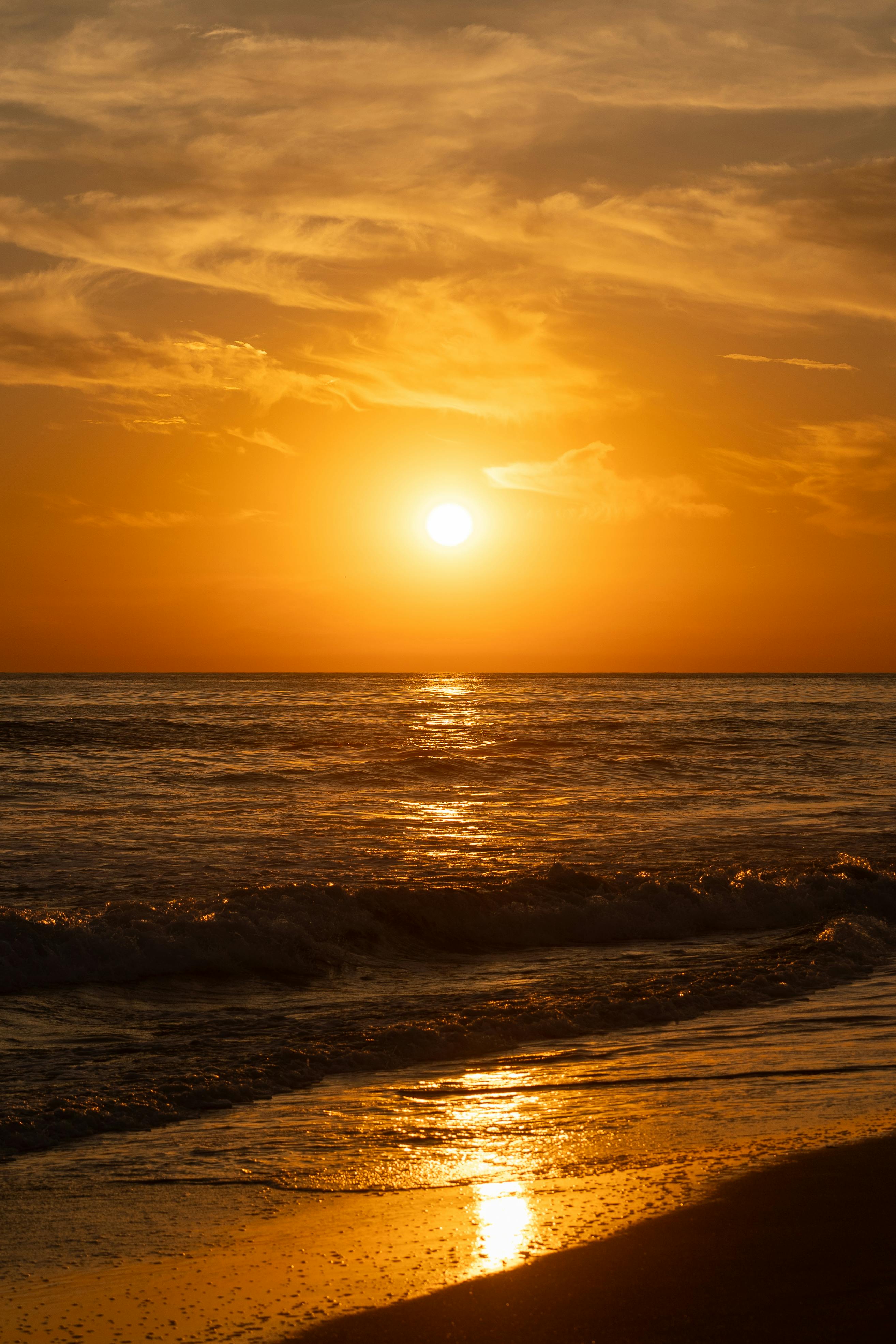 Impresionante Atardecer En La Playa De El Salvador · Foto de stock gratuita