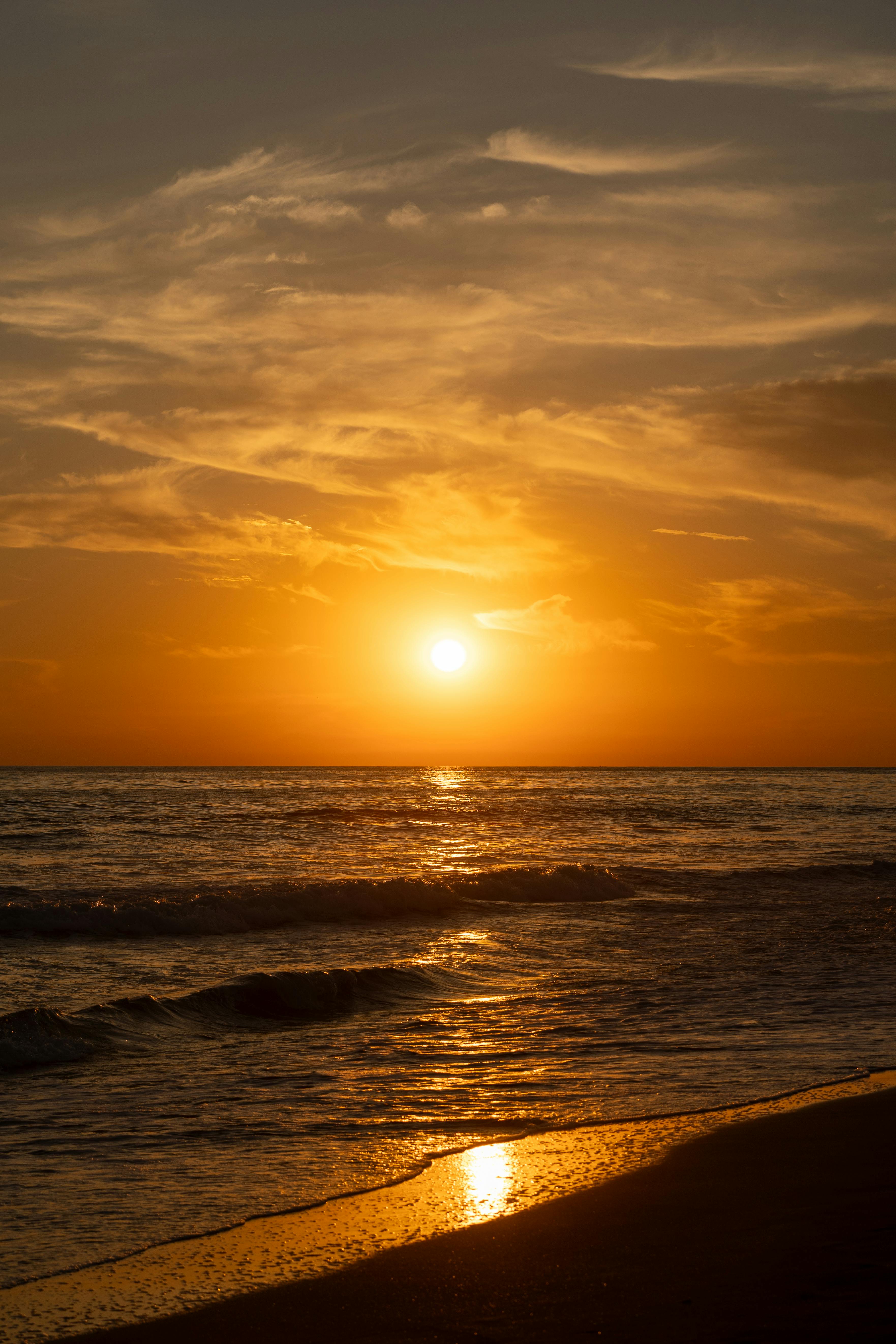 Impresionante Atardecer En La Playa De El Salvador · Foto de stock gratuita