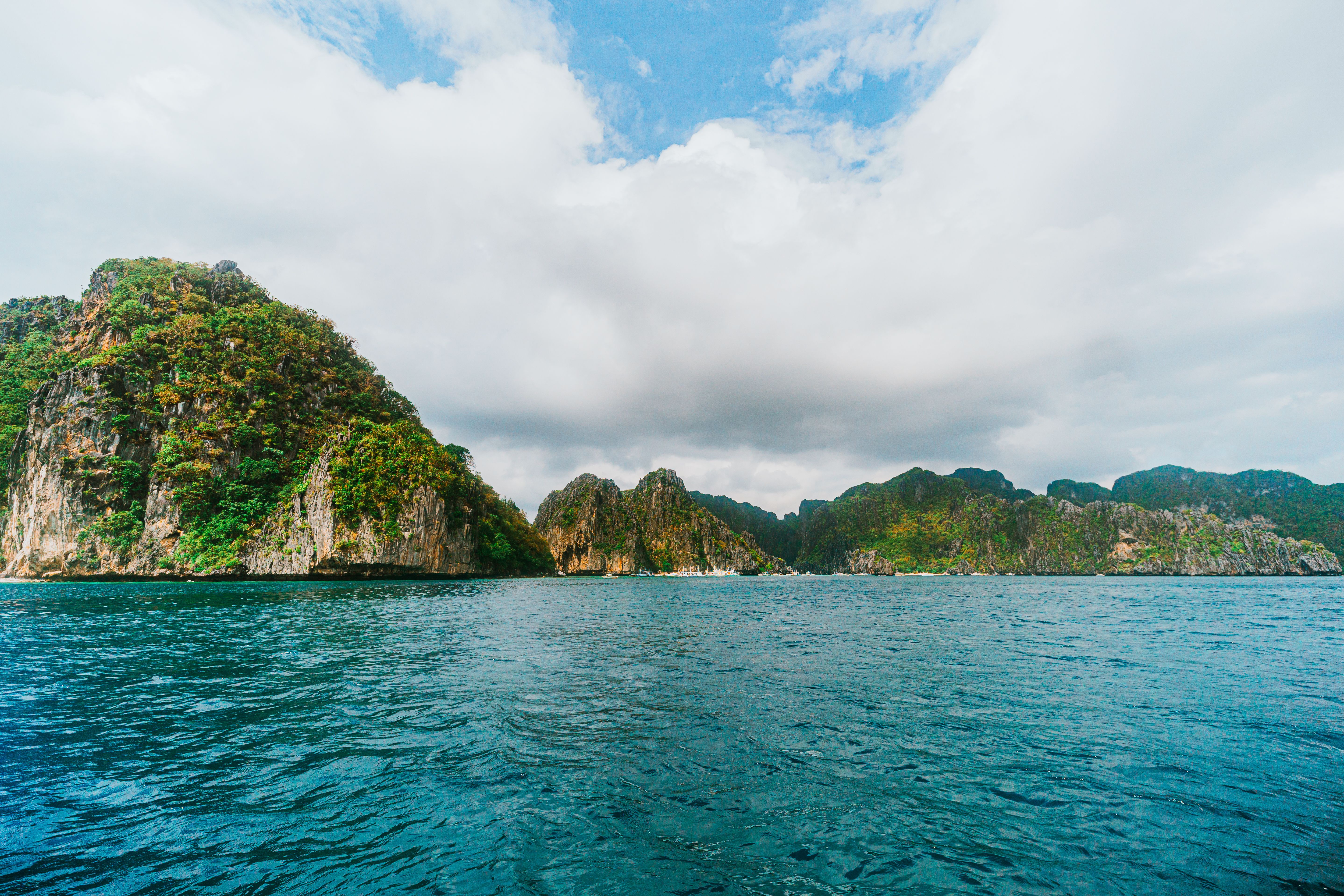 Stunning Seascape with Limestone Karst Formations · Free Stock Photo
