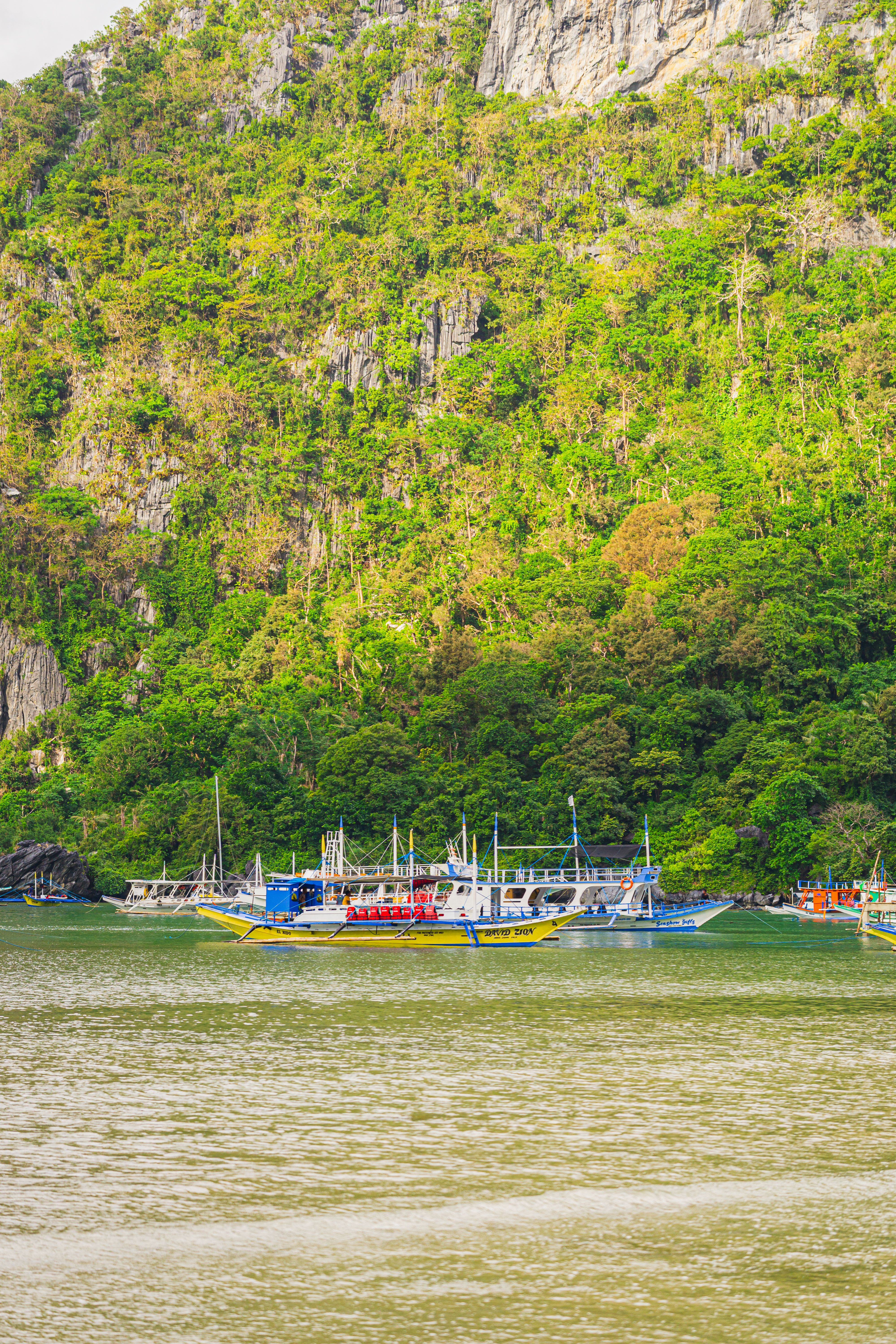 Colorful Boats in Tropical Island Lagoon · Free Stock Photo