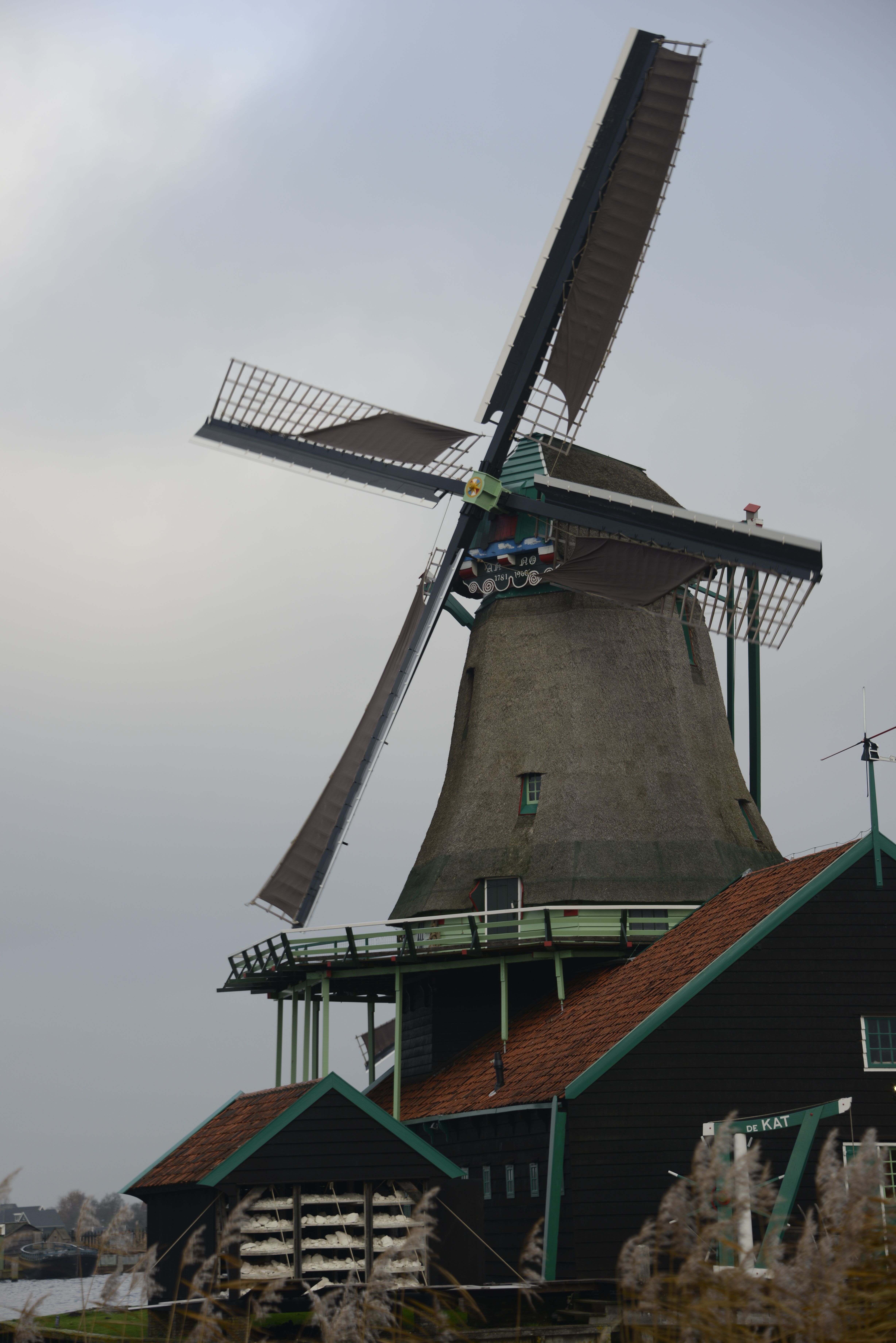 Historic Dutch Windmill in Scenic Landscape · Free Stock Photo