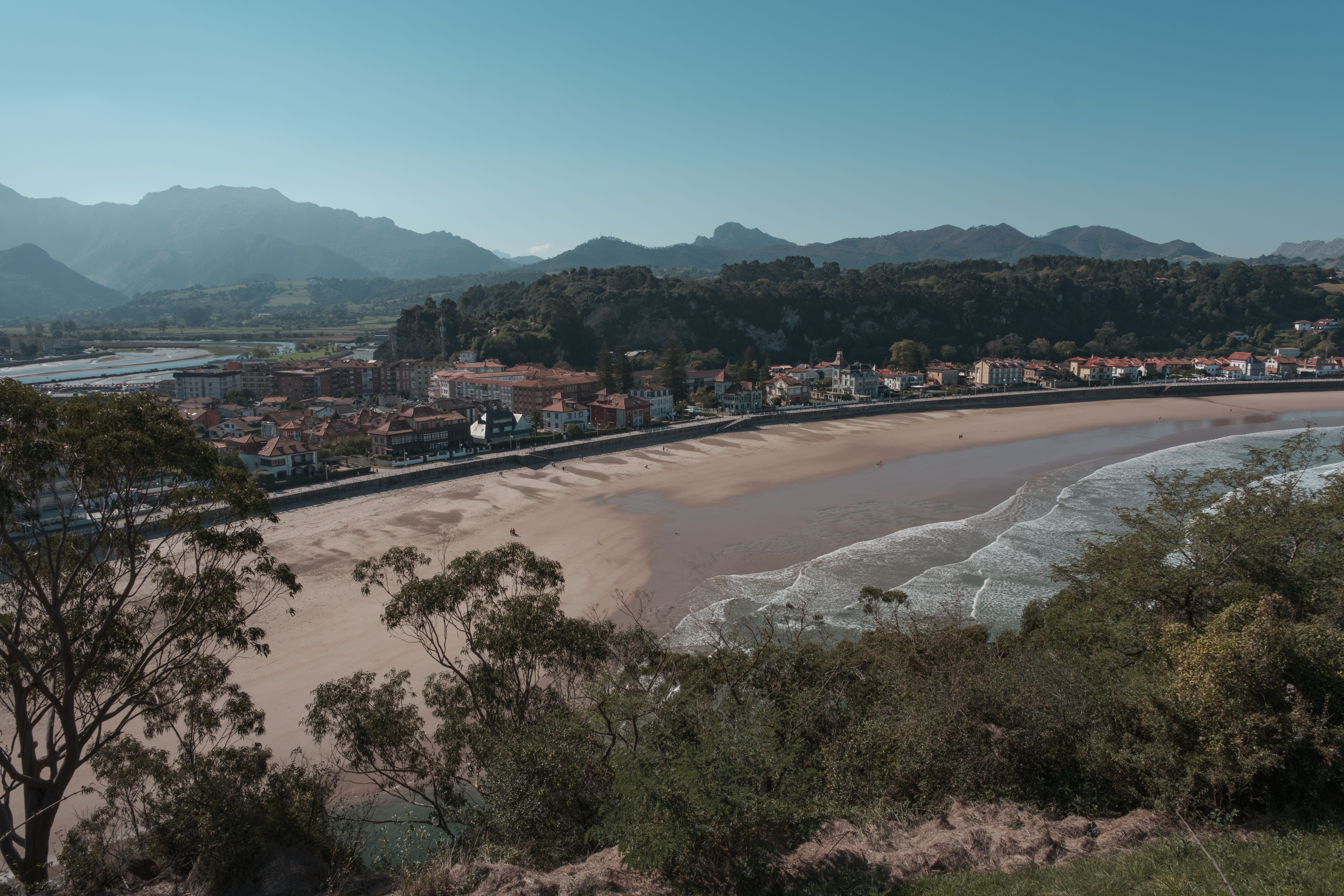 Aerial View of Llanes Beach in Asturias, Spain · Free Stock Photo