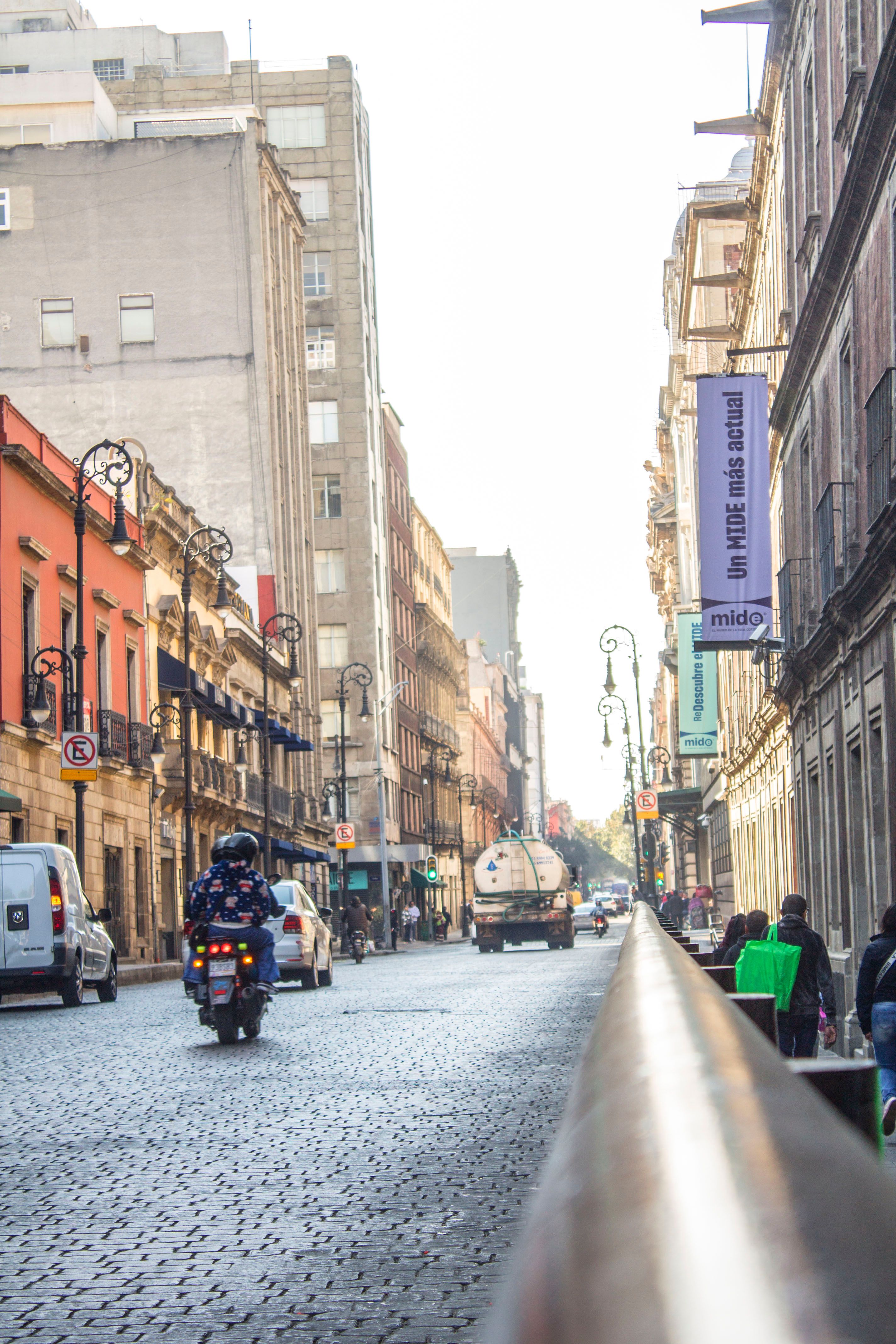 Bustling Street Scene in Historic City Center · Free Stock Photo