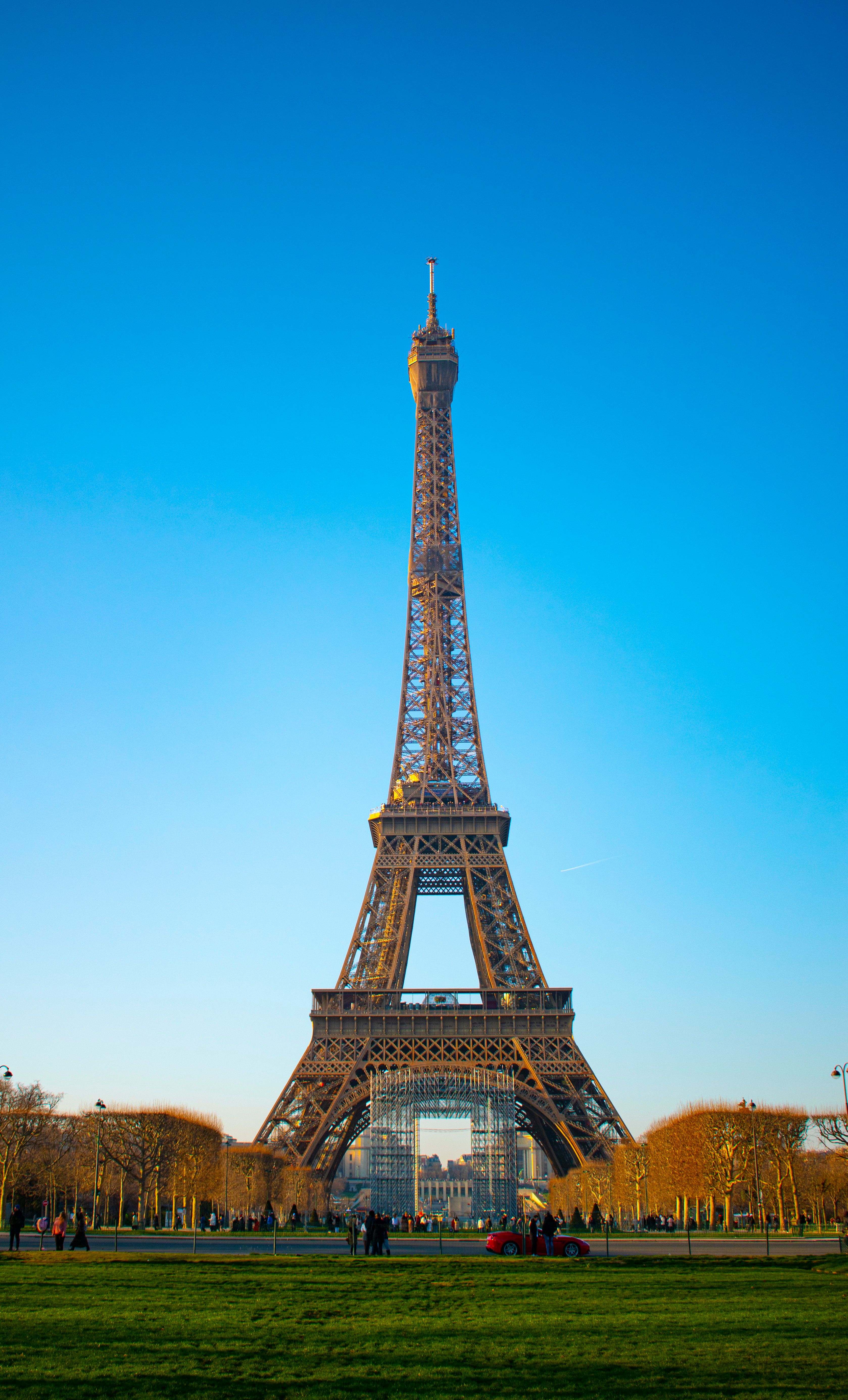 Eiffel Tower in Paris During a Clear Day · Free Stock Photo